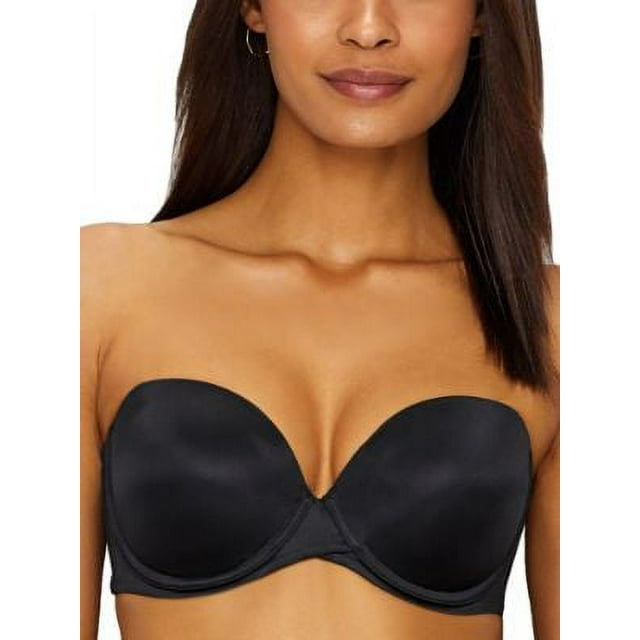 Maidenform BLACK Love the Lift Strapless Push-Up Bra, US 36C - Walmart.com