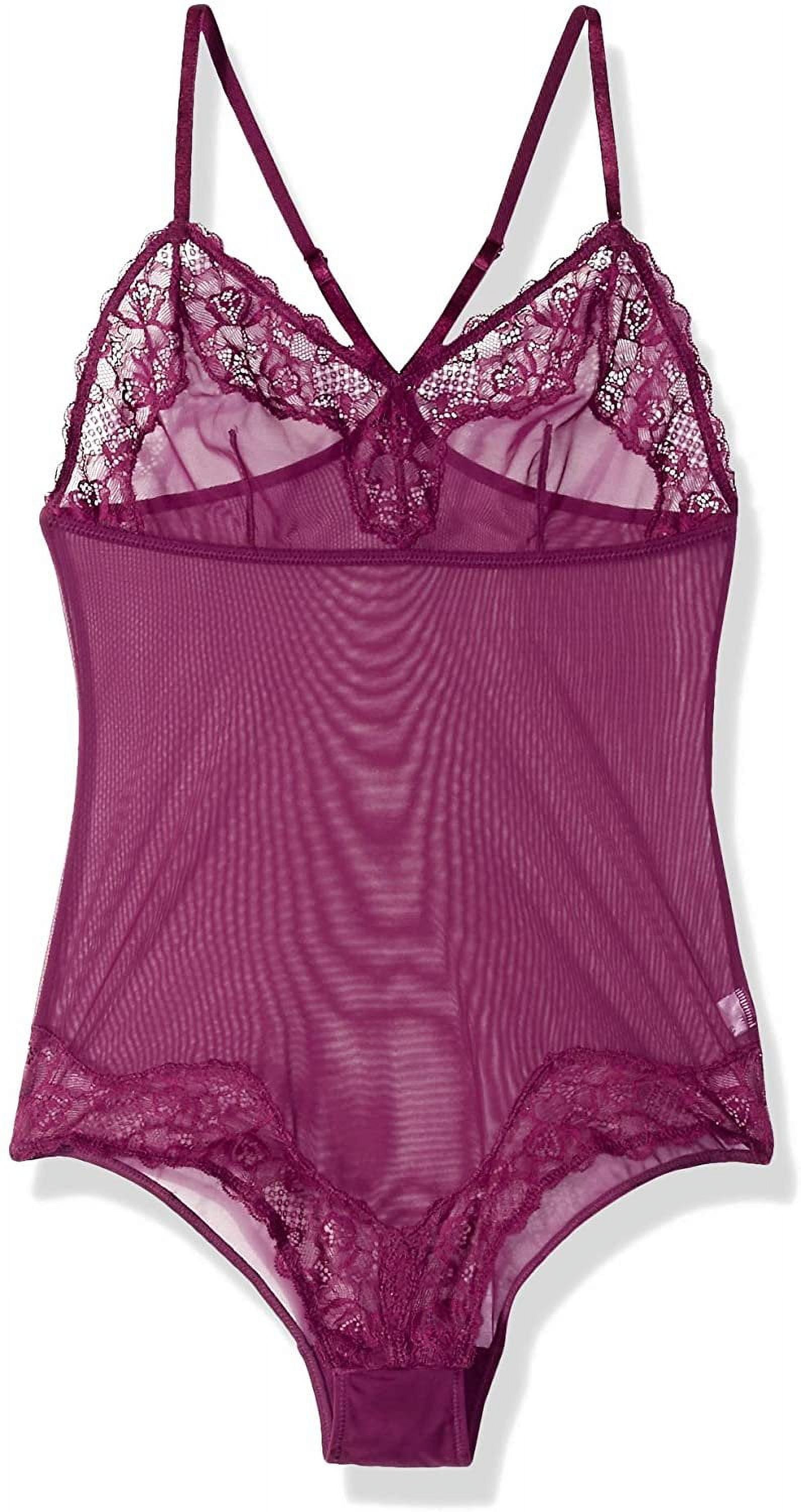 Maidenform Women's Casual Comfort Cheeky Bodysuit, Galactic red, Medium ...