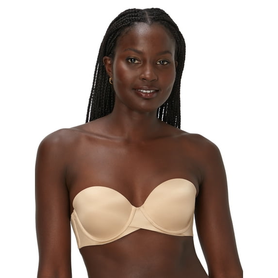 Maidenform Women's Convertible Strapless Push Up Underwire Bra with Sweetheart Neckline ...