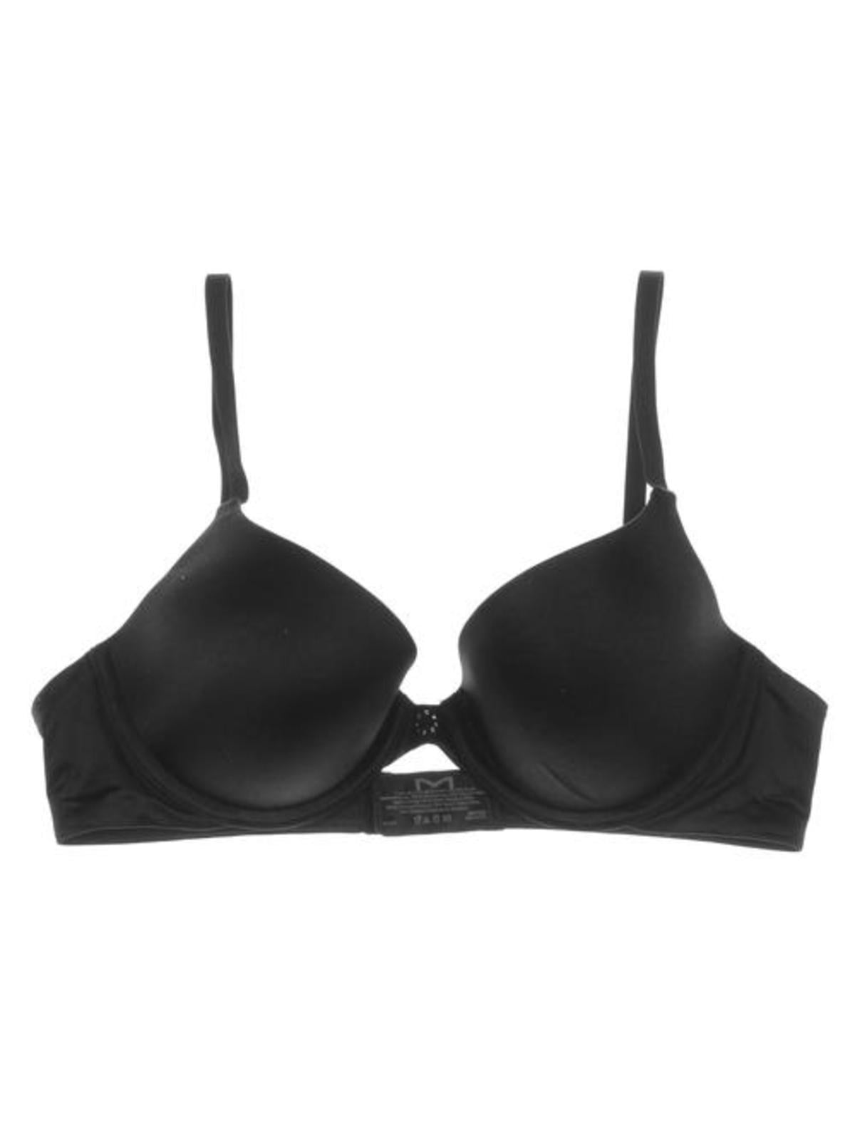 Maidenform Womens Plunge Custom Lift Demi Bra Black 34DD - Walmart.com