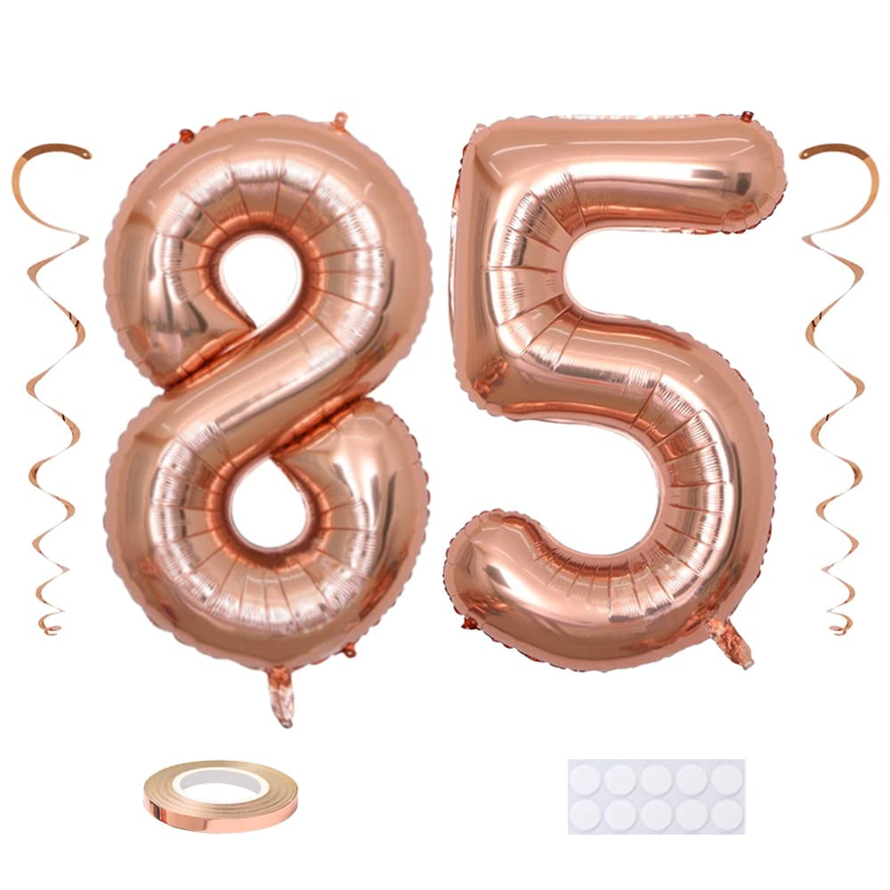 Maigendoo Jumbo 85 Number Balloon 40 Inch Large Balloons Huge Helium ...