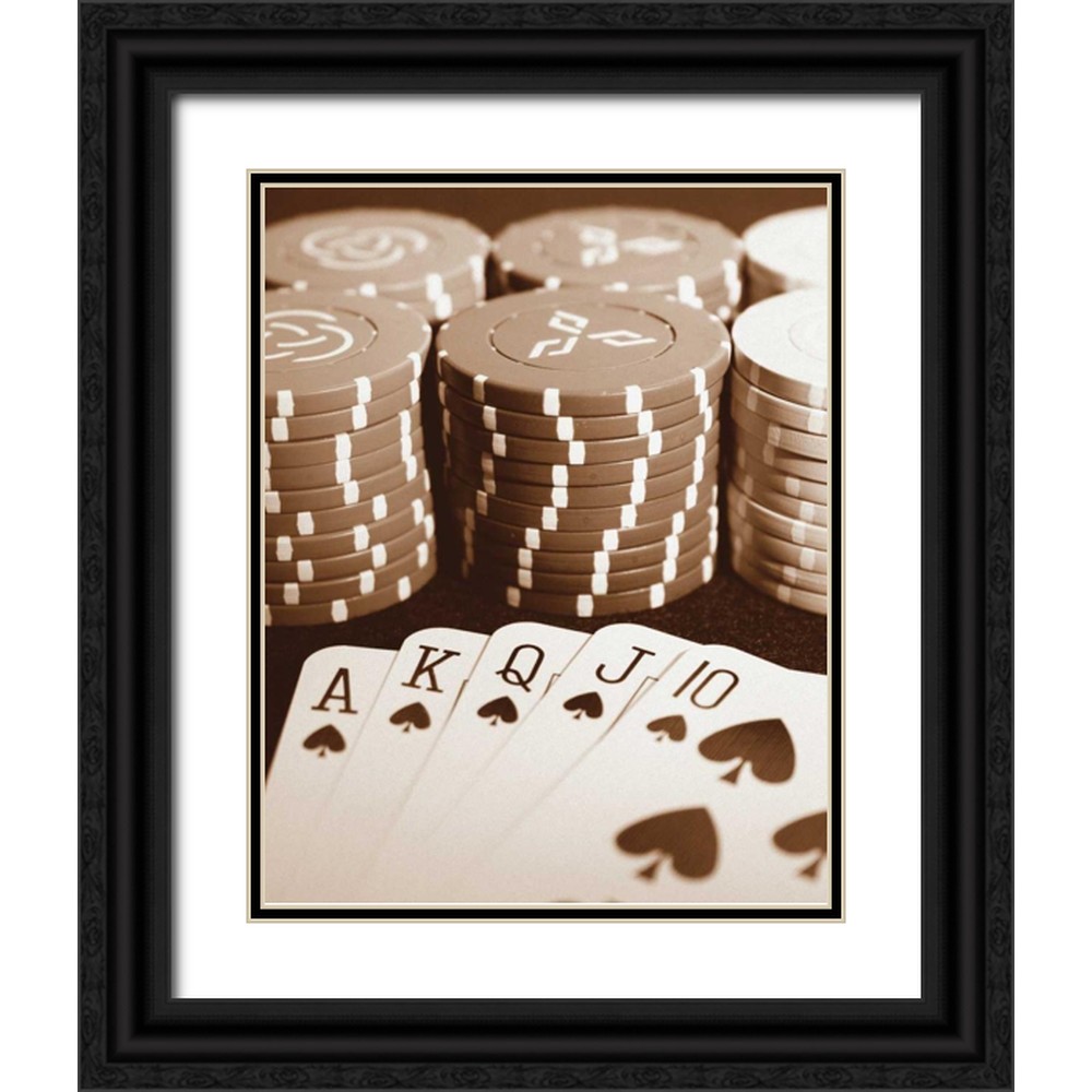 Maihara/Watt, Jeff/Boyce 15x18 Black Ornate Wood Framed with Double ...