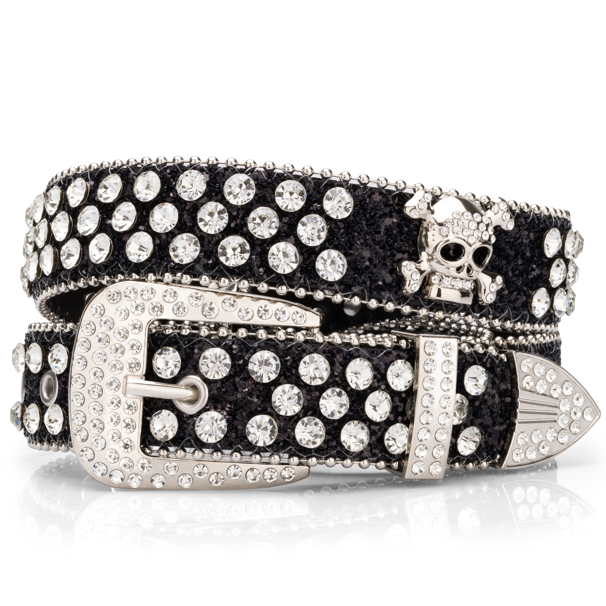 Maikun Head Skull Buckle Belts for Mens & Womens Shinning Maikun Head Skull Buckle Belts for Mens & Womens Shinning