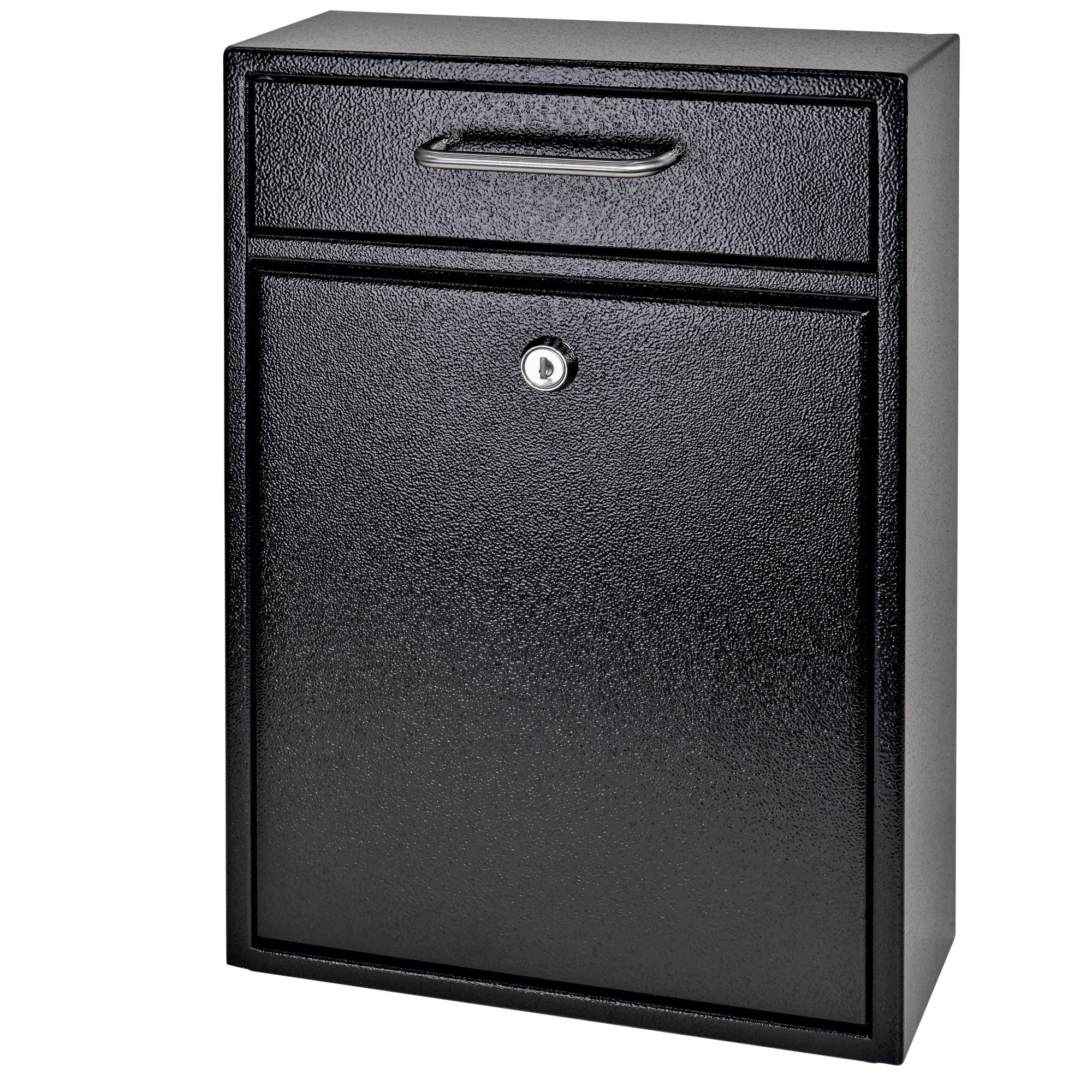 Mail Boss Locking Security Drop Box, Theft-Proof, Key Mailbox, 16 1/4"H ...
