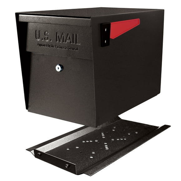 Modern Black Mailbox