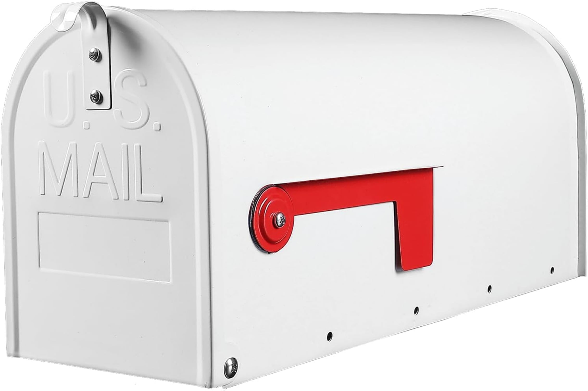 Mail Boxes for House Outside, White Mailboxes for Outside, Galvanized ...