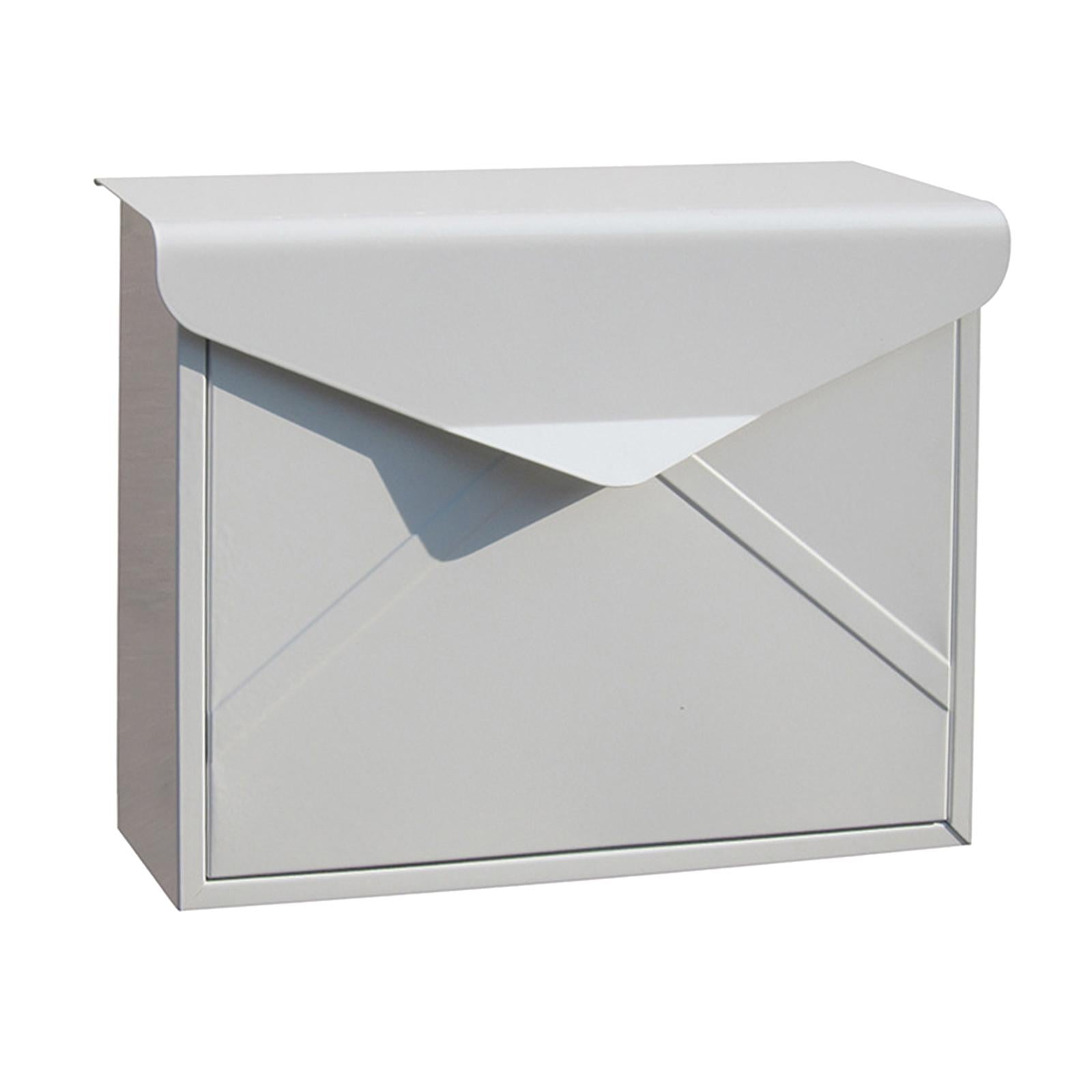 Mail Boxes with , Locking Mailbox Wall Mounted, Large Capacity Iron ...