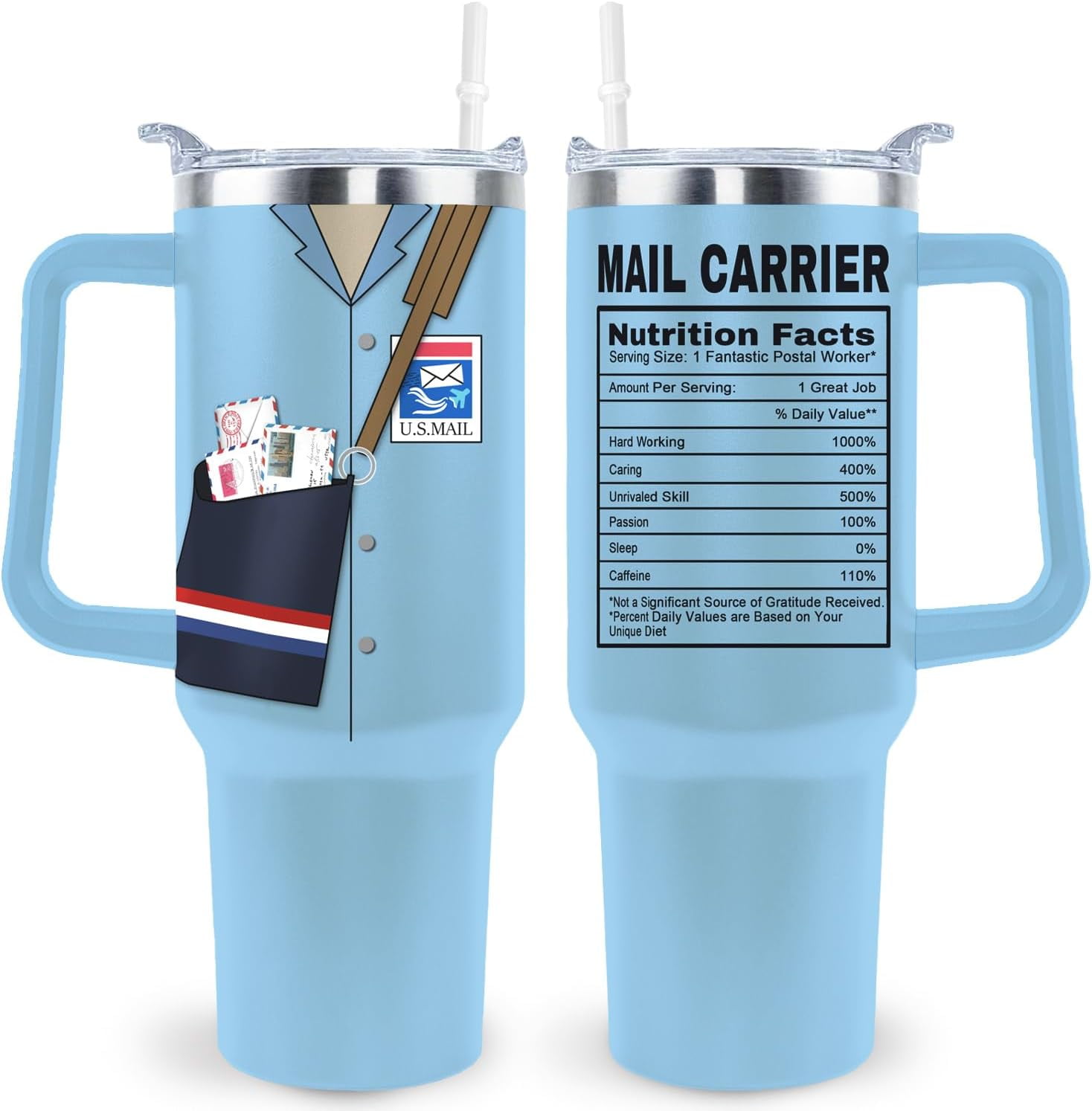 Mail Carrier Gifts for Men Women Mail Carrier Tumbler Cup Mailman Gift ...