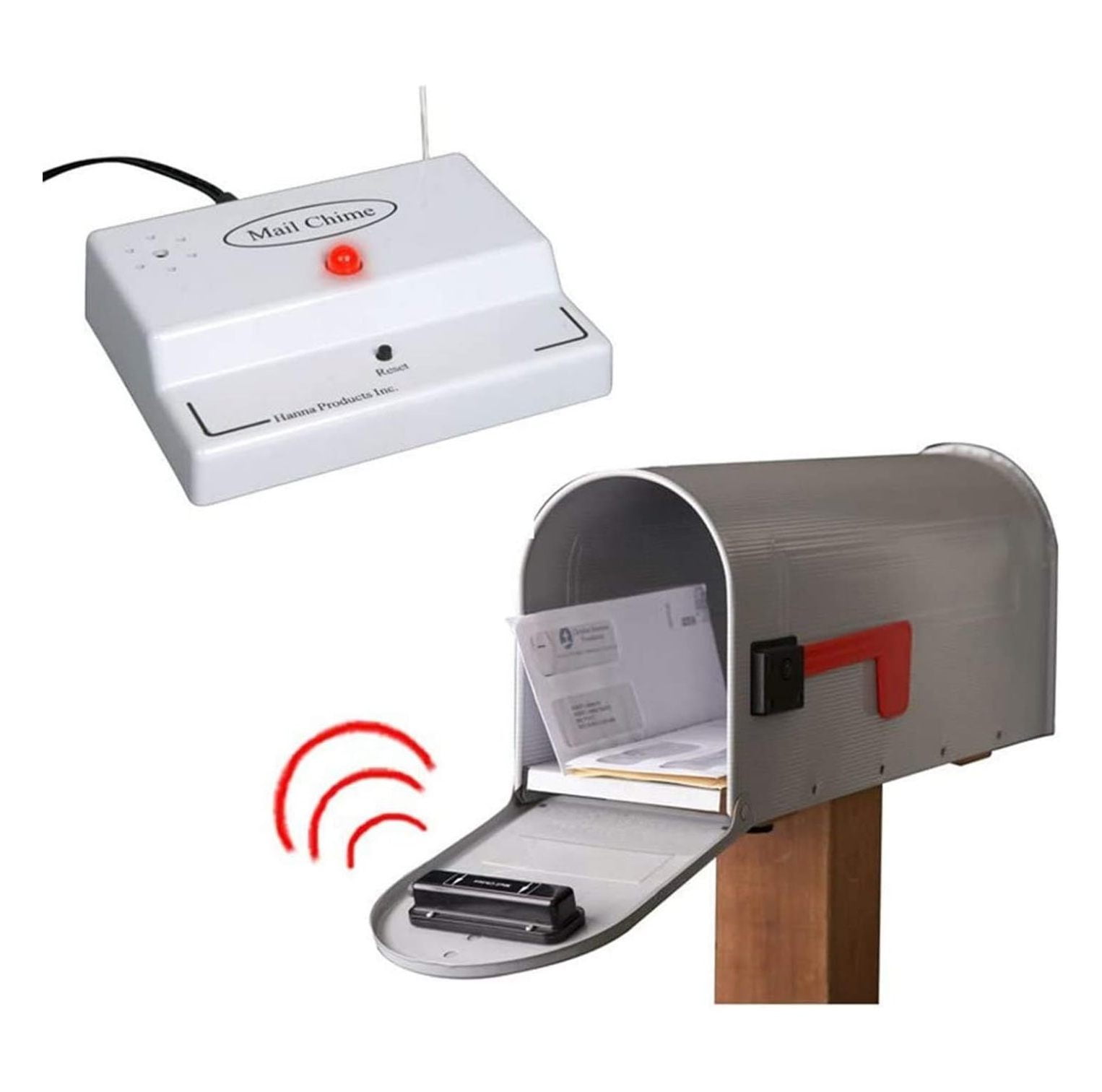 Mail Chime Mailbox Notification System – Mailbox with Wireless ...