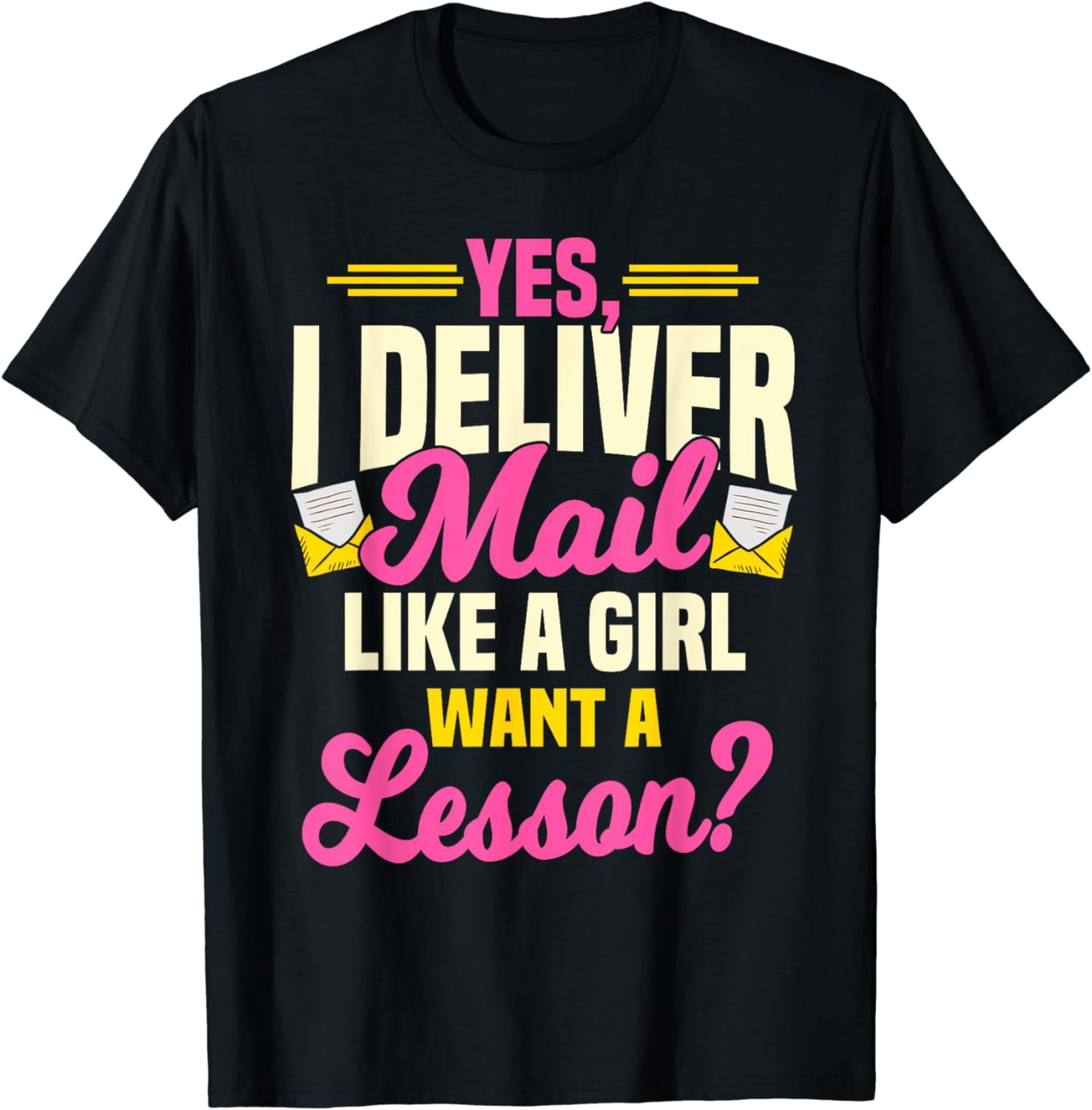Mail Lady Gift Funny Rural Carrier Postal Worker Post Office T-Shirt ...