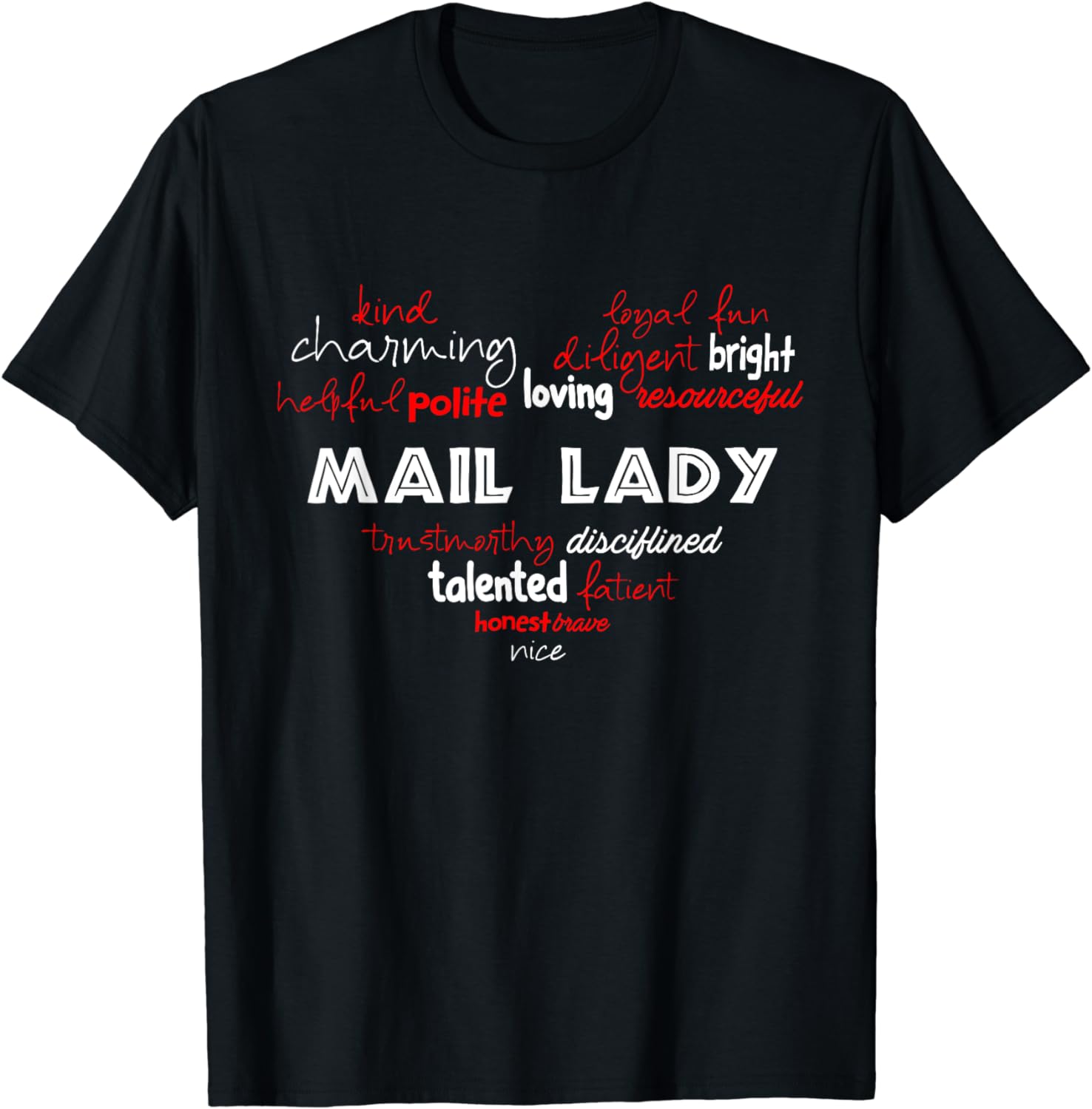 Mail Lady Postal Worker Mail Carrier T-Shirt - Walmart.com