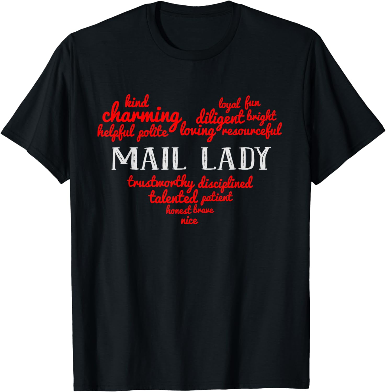 Mail Lady Postal Worker T-Shirt - Walmart.com