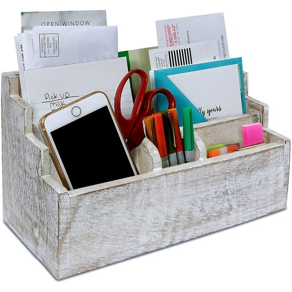 Desk Mail Organizer Wood