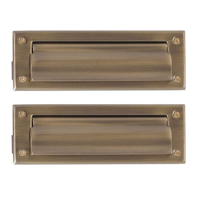 Mail Slot - 3 in. x 10 in. - Antique Brass - Walmart.com