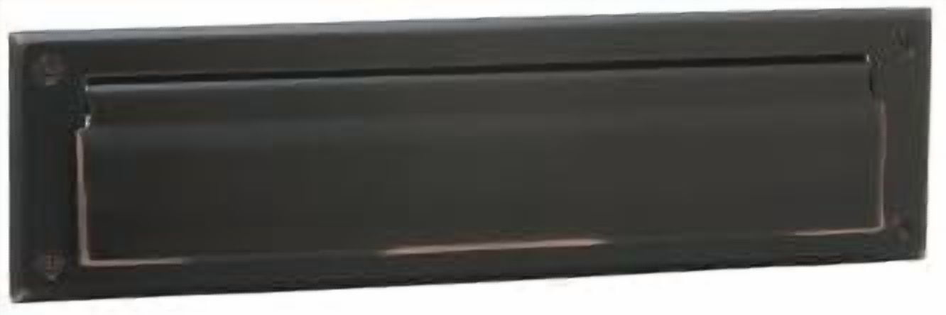 Mail Slot With Magazine Open Back Plate, Aged Bronze, 2 x 11-In ...