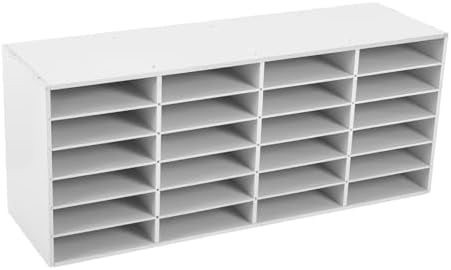 Mail Sorter Organizer, 24 Compartments Office and Classroom Mailbox ...