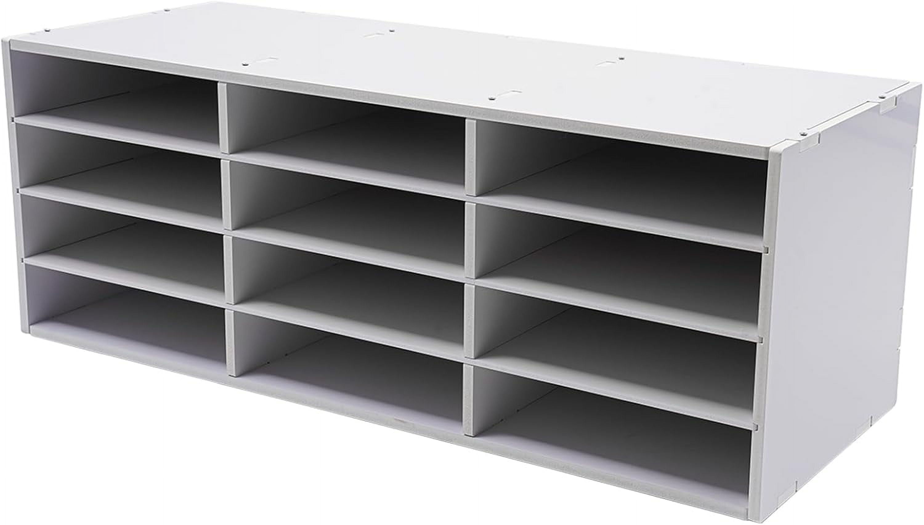 Mail Sorter Organizer, Countertop Literature Sorter Mailroom Paper ...