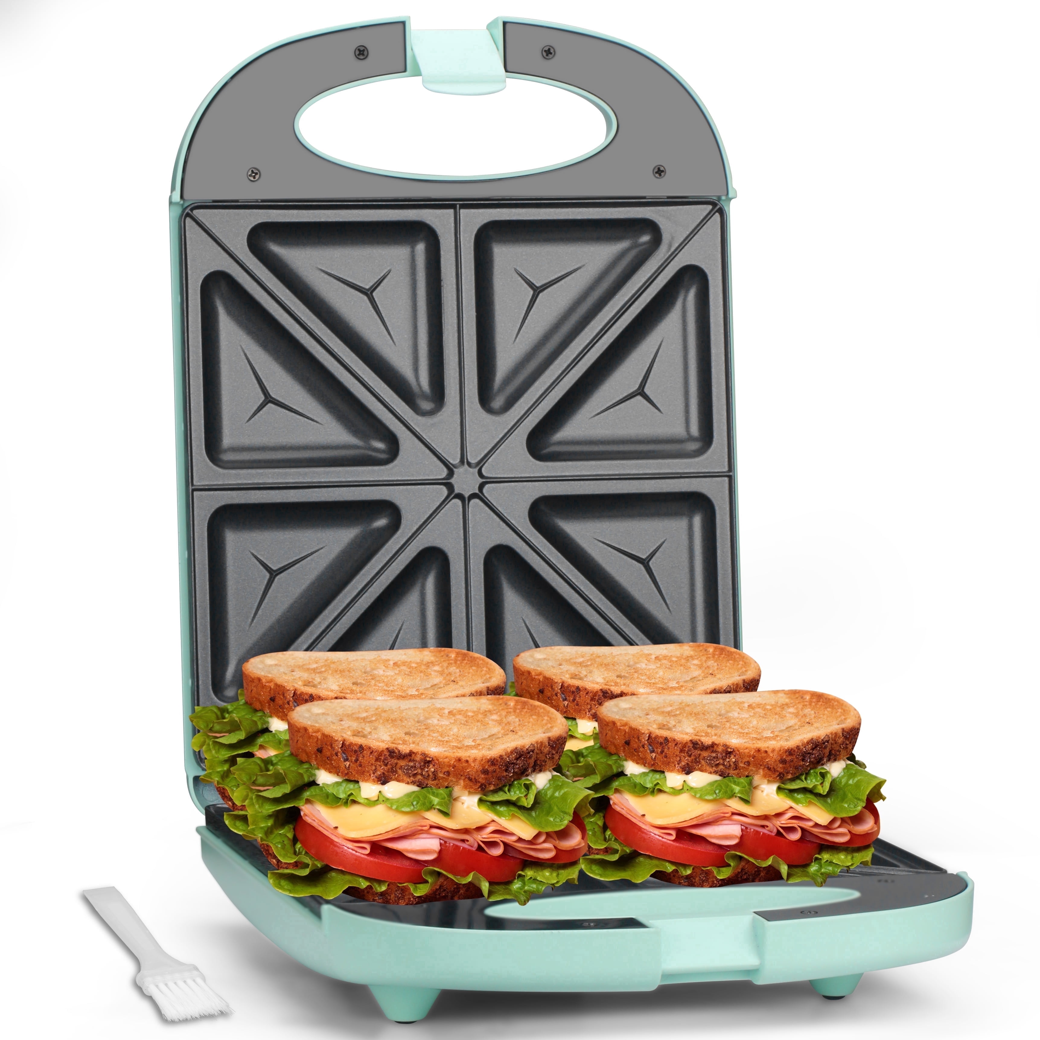 Mailand 4-Slice Breakfast Sandwich Maker, Panini Grill Press Sandwich ...