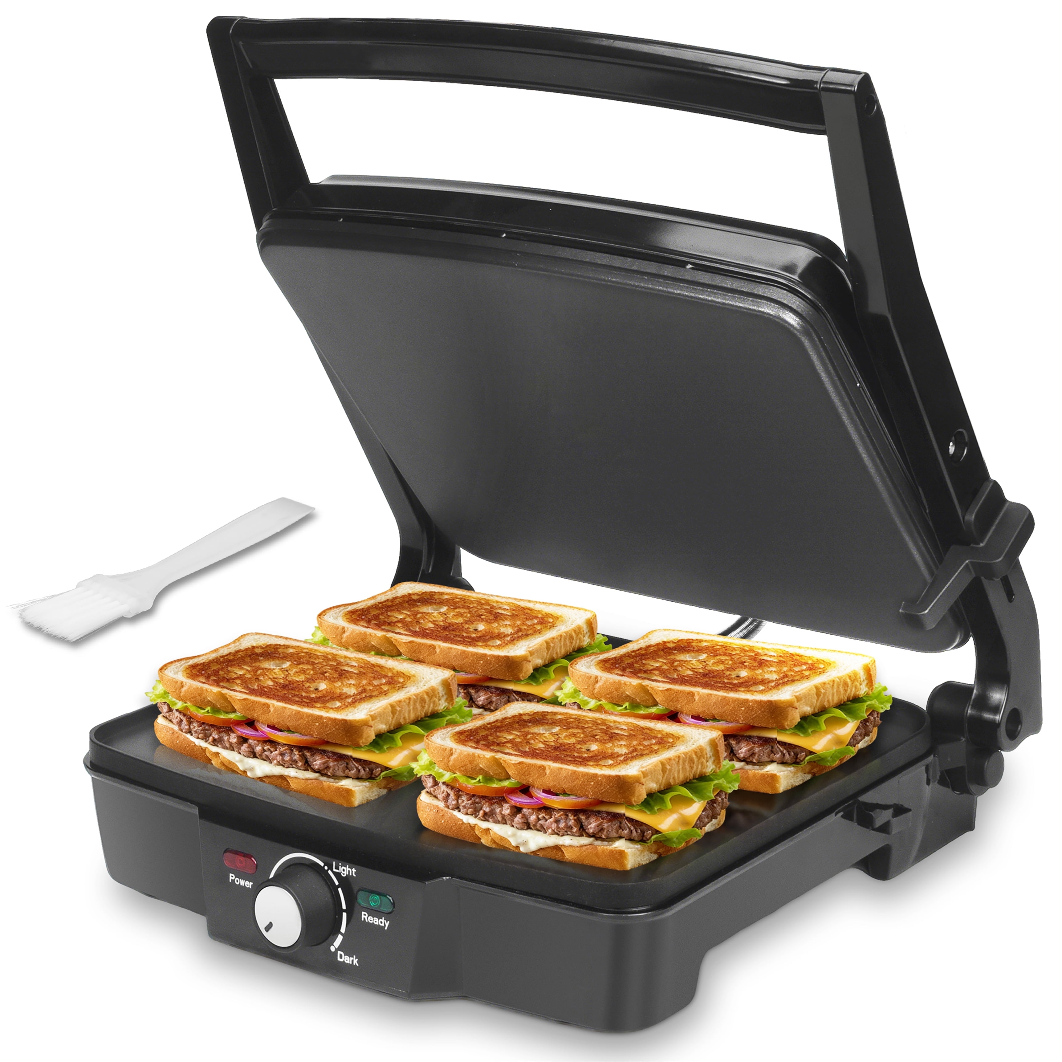 Mailand 4-Slice Panini Press, Electric Sandwich Press, Panini Grill ...