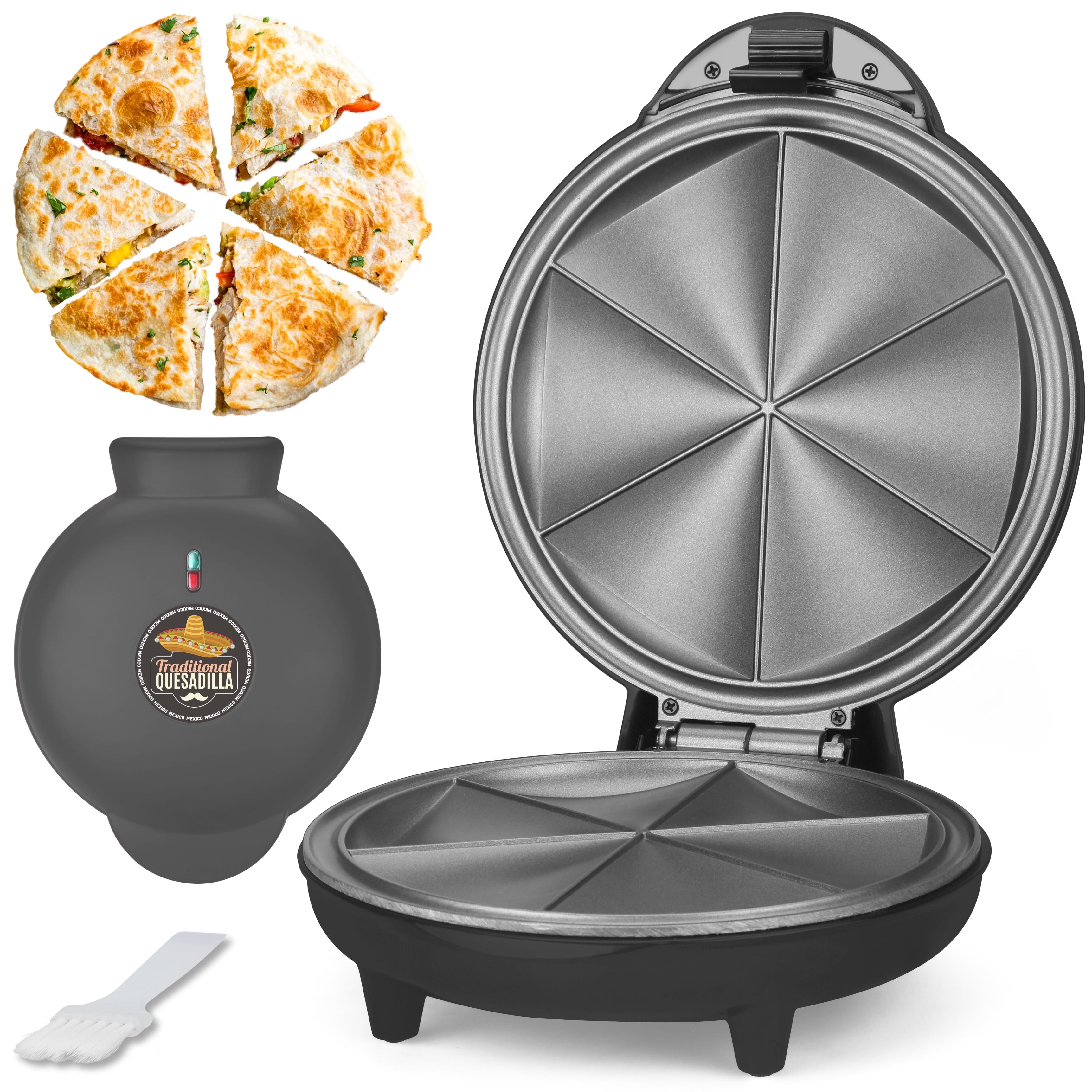 Mailand 8-inch 6-Wedge Quesadilla Maker, Non-Stick Surface, Non-slip ...