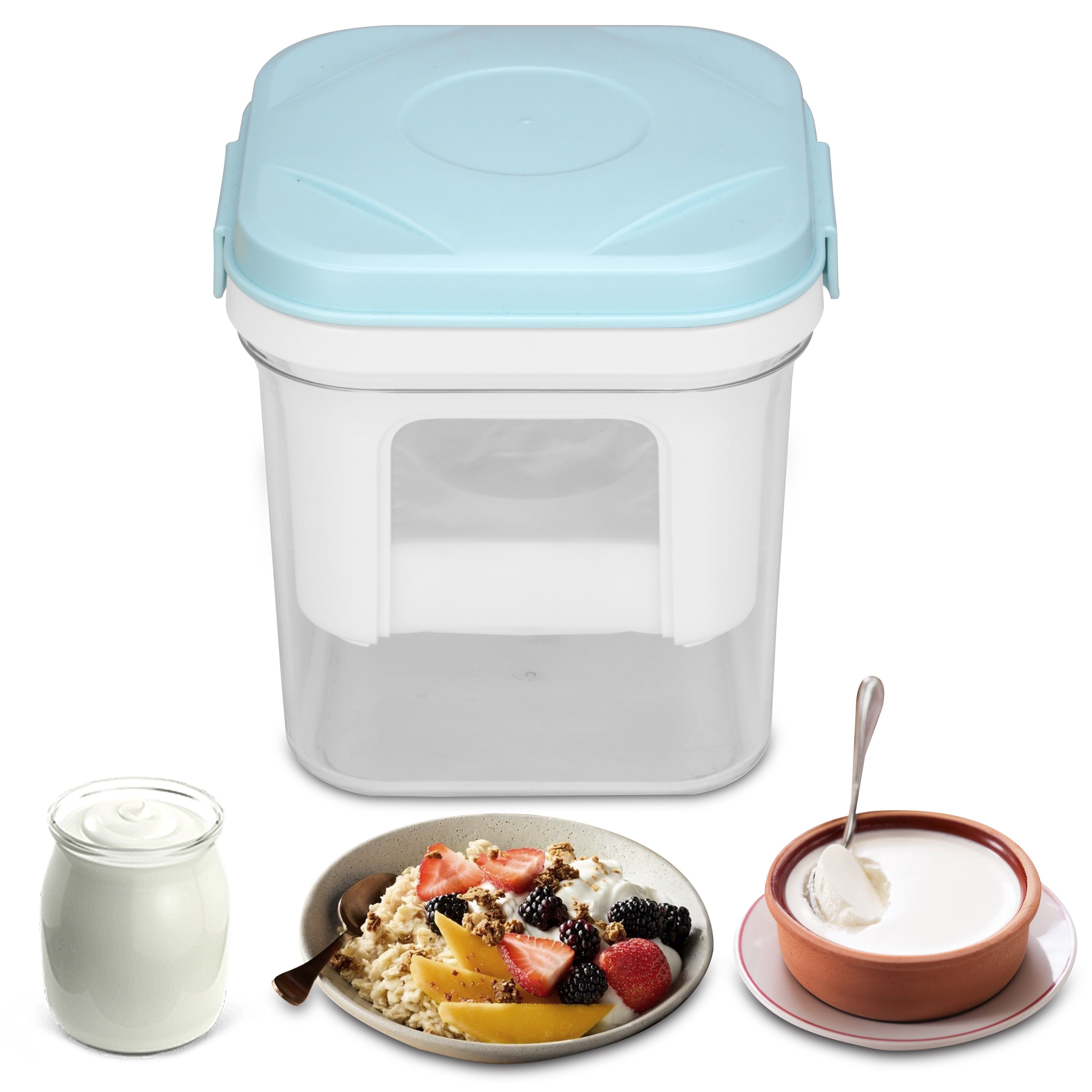 Mailand Yogurt Maker Machine, Greek Yogurt Strainer with Lid, Yogurt ...