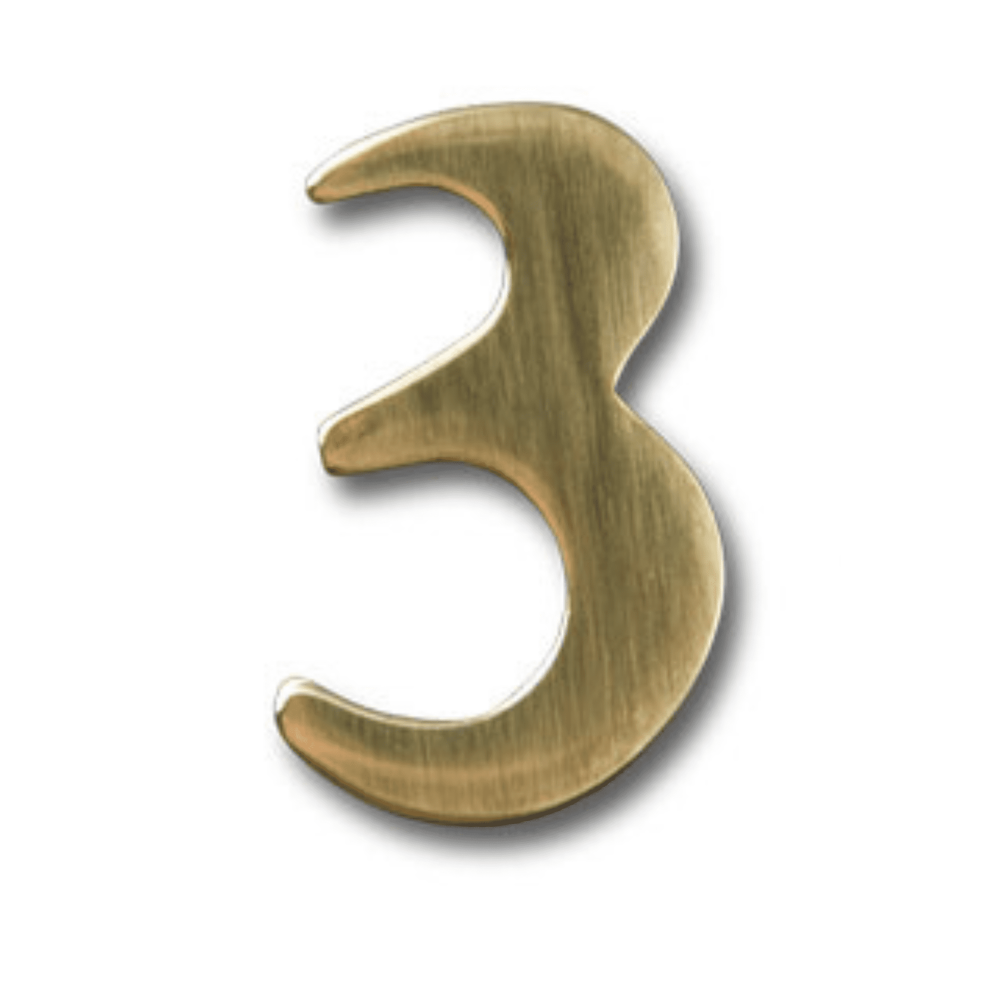 Imperial Mailbox Systems 2 Inch Brass Number, Weather-Resistant ...