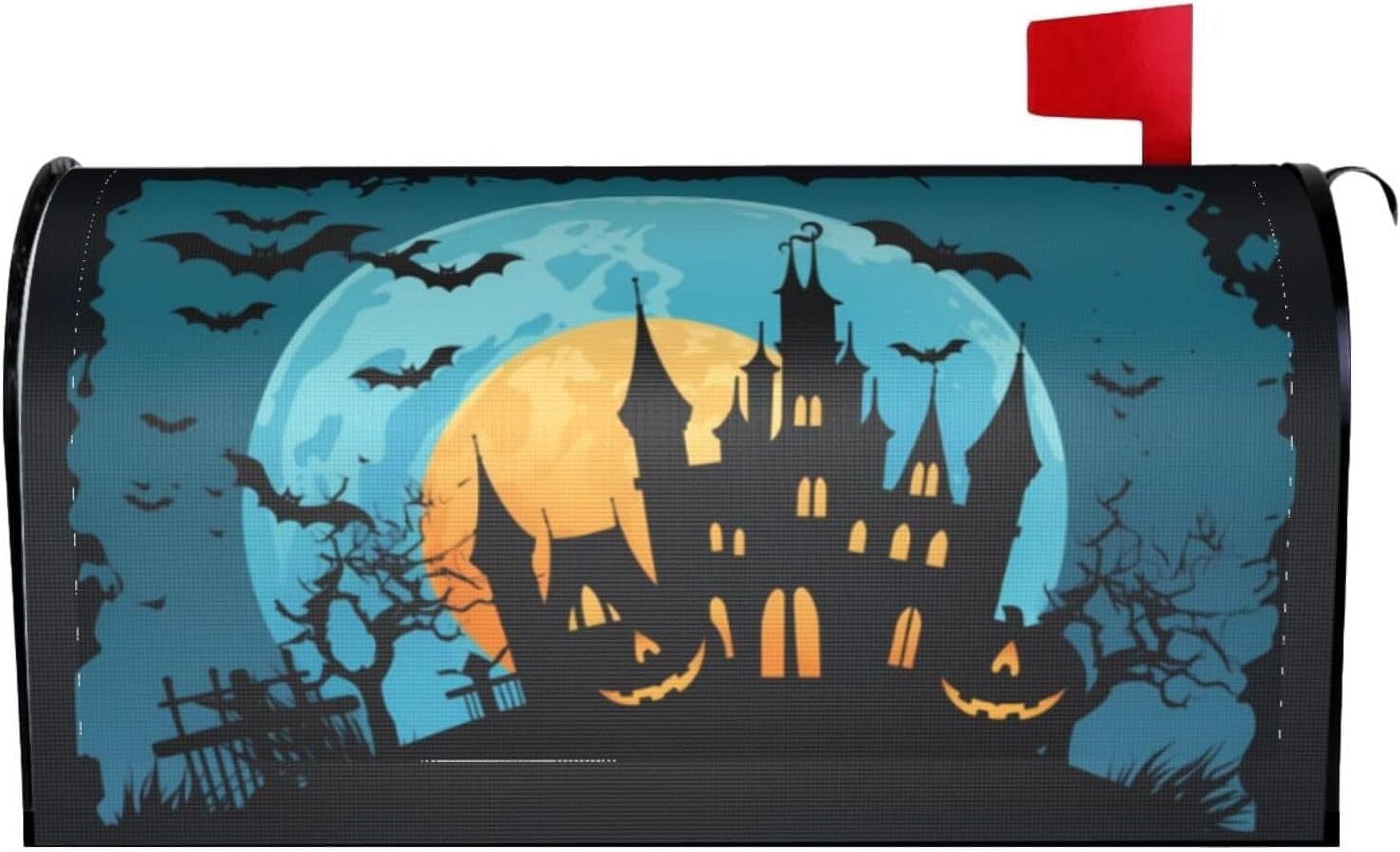 Mailbox Cover Happy Halloween Funny Scary Halloween Starry Night ...