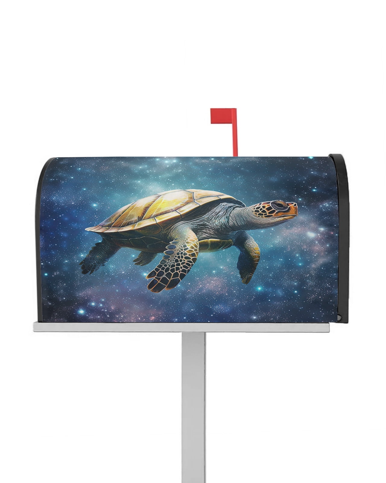 Mailbox Cover Magnetic Abstract Ocean Sea Turtle in Starry Night Post ...