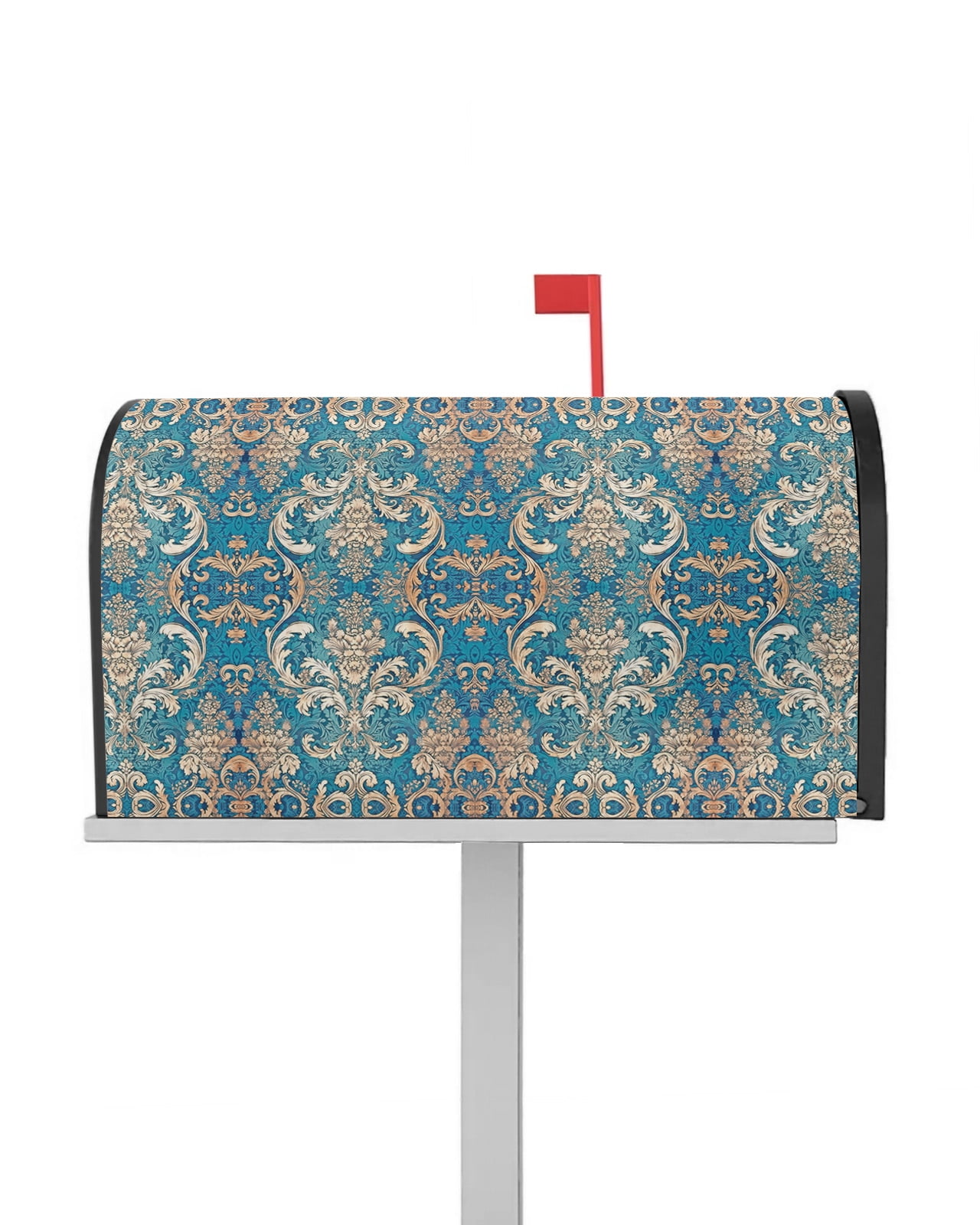 Mailbox Cover Magnetic Gradient Texture Abstract Retro European Floral ...