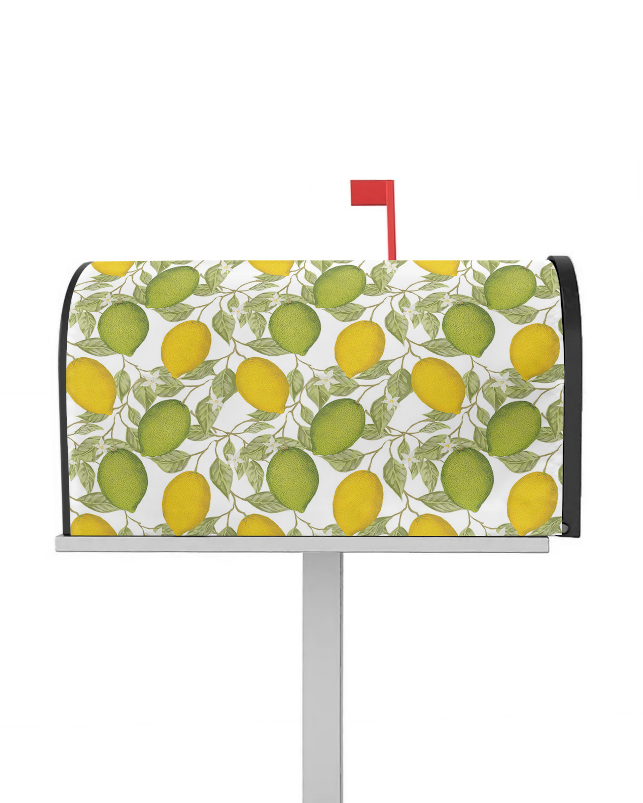 Mailbox Cover Magnetic Lemon Summer Plant Leaves Post Box Cover ...