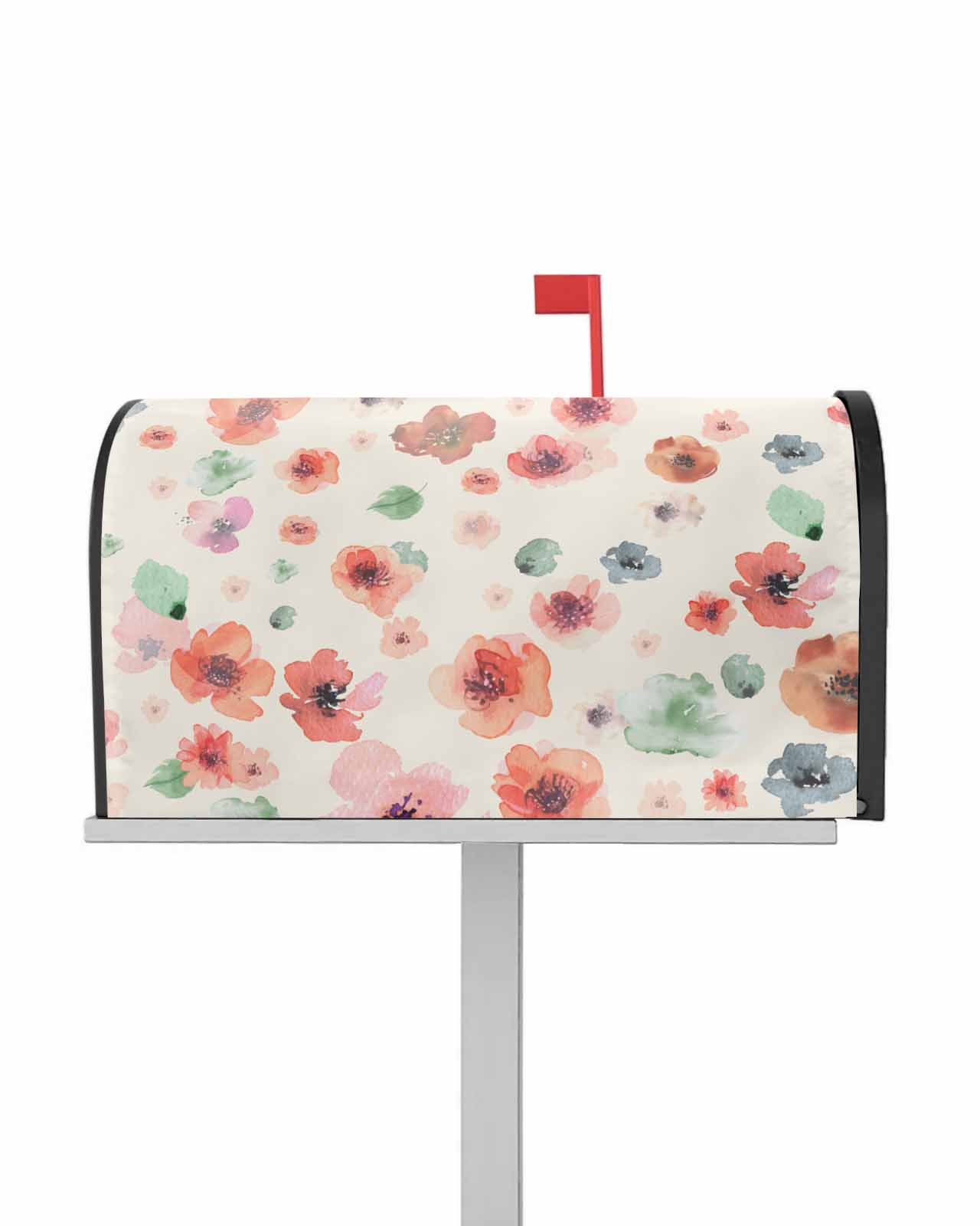 Mailbox Cover Magnetic Watercolorful Style Post Box Cover Waterproof ...
