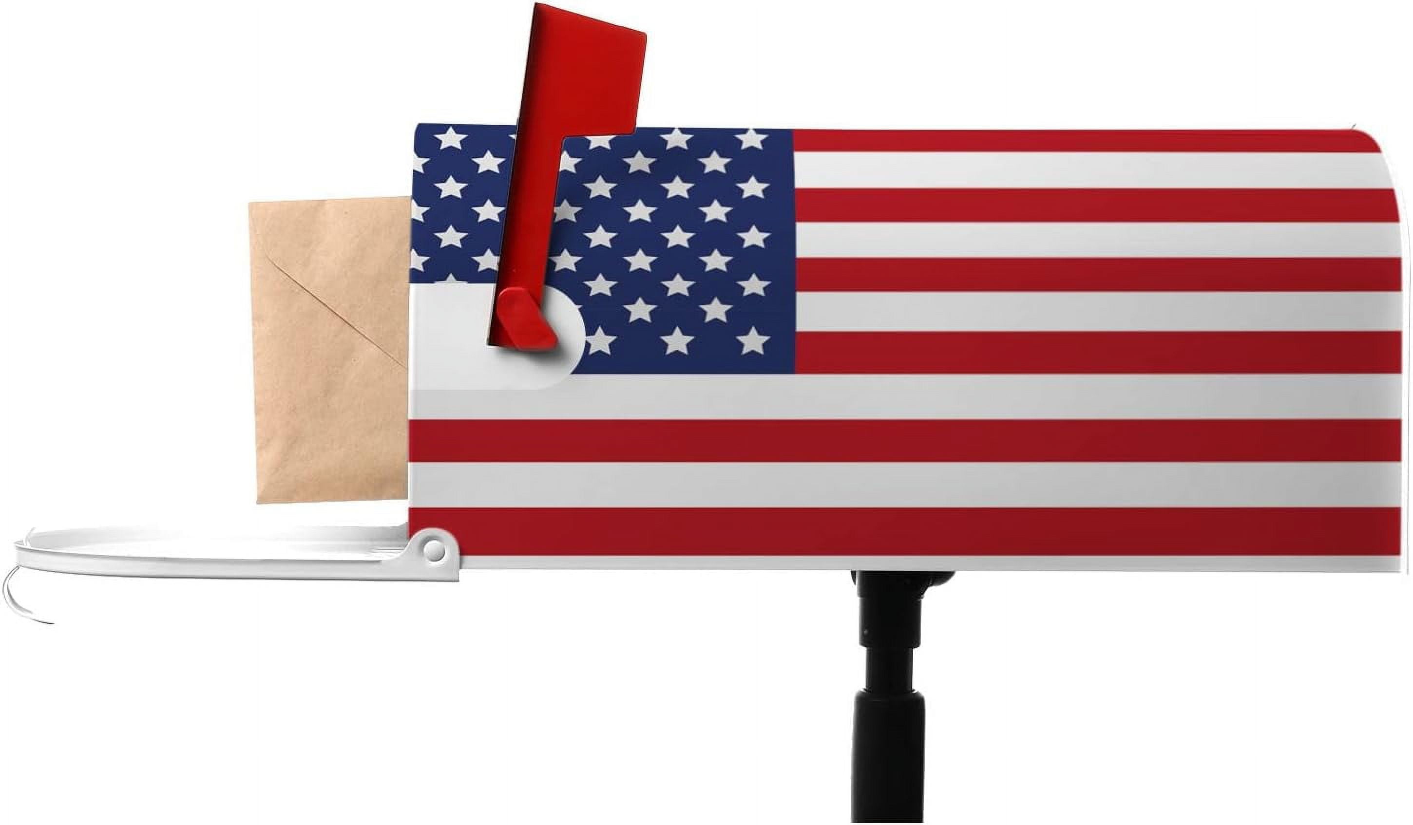 Mailbox Cover Standard United States Flag Magnetic Mail Covers Wrapped ...
