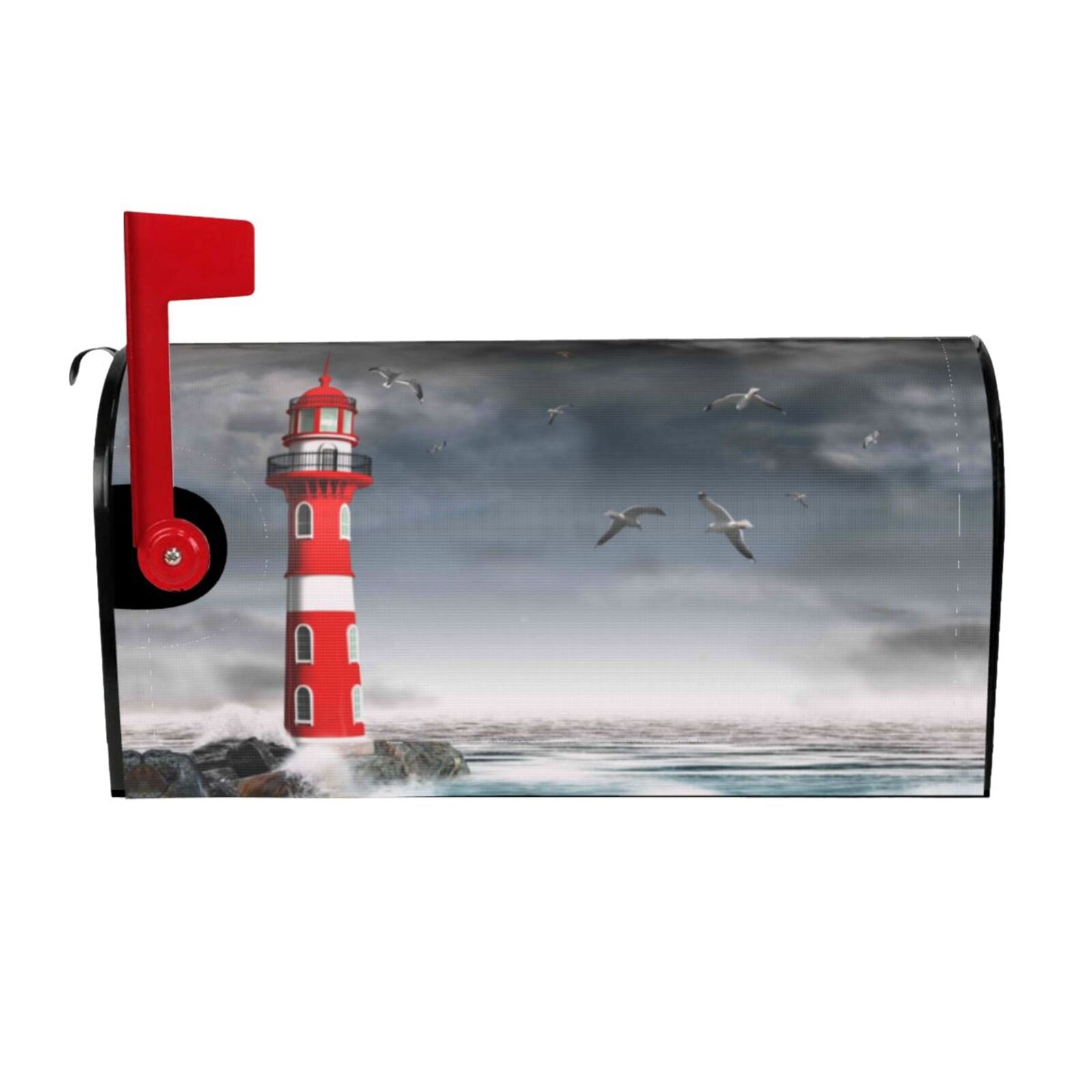 Mailbox Covers, 3d Lighthouse in the Surf Welcome Cute Mailbox Cover ...