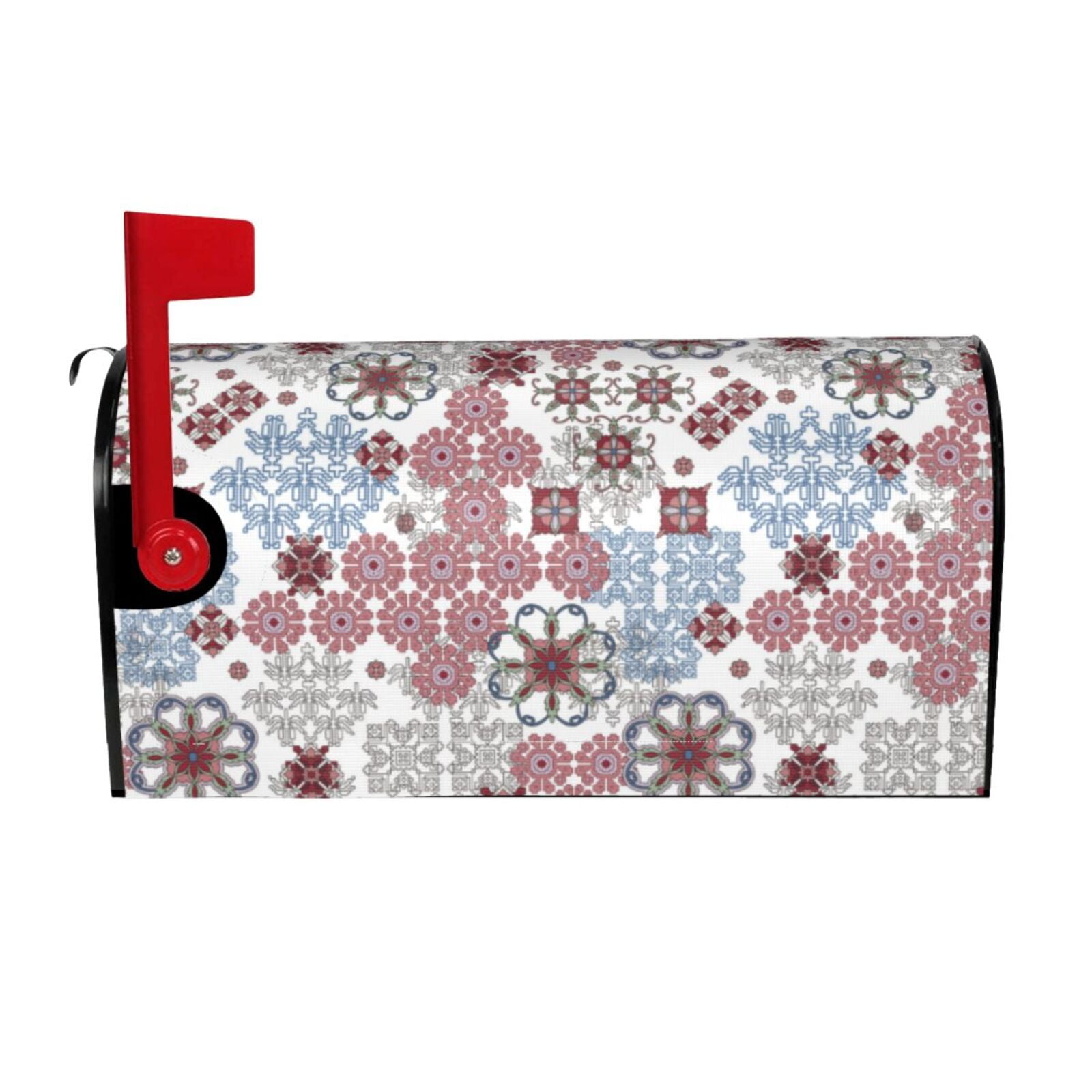 Mailbox Covers, Abstract Floral A Welcome Cute Mailbox Cover Magnetic ...