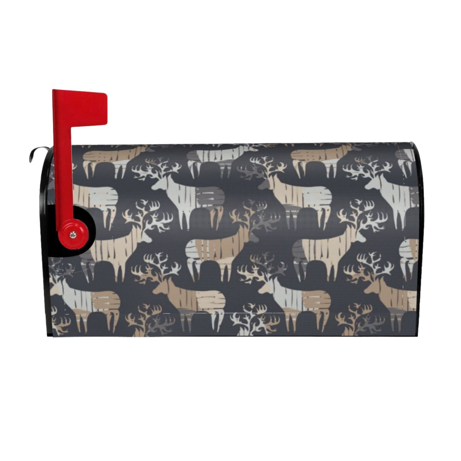 Mailbox Covers, Abstract Funny Deer Welcome Cute Mailbox Cover Magnetic ...