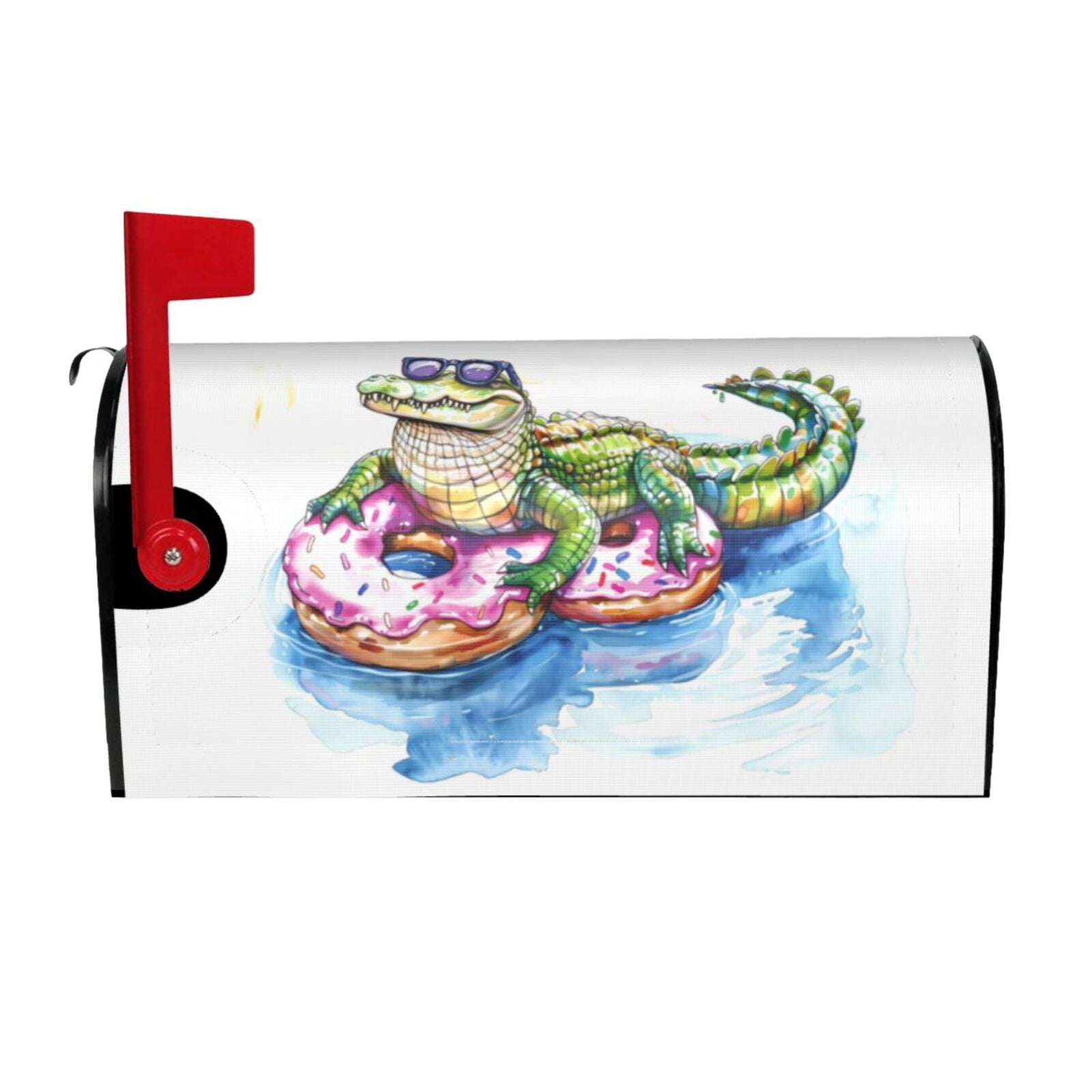 Mailbox Covers Alligator Donut Pool Float Waterproof mail Box Covers ...