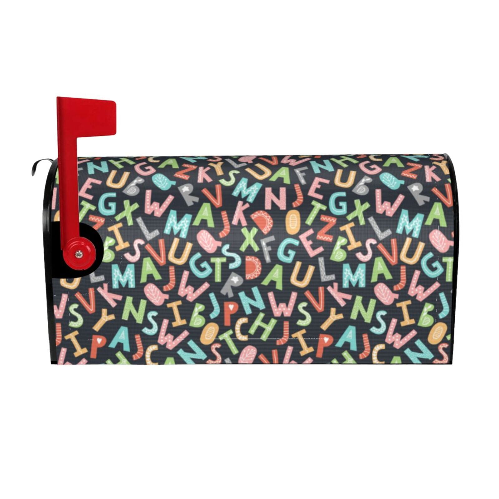 Mailbox Covers, Alphabet Welcome Cute Mailbox Cover Magnetic Standard ...