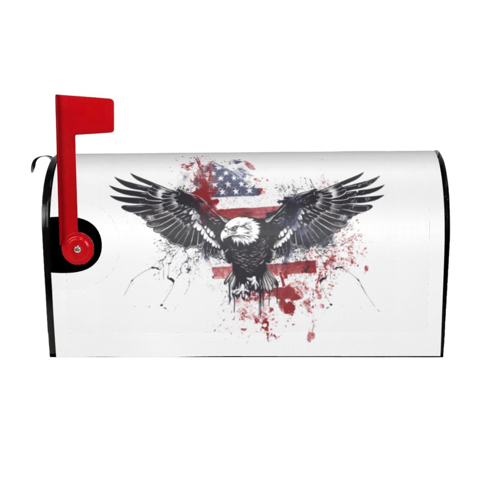 Mailbox Covers, American Flag Eagle Art Welcome Cute Mailbox Cover ...