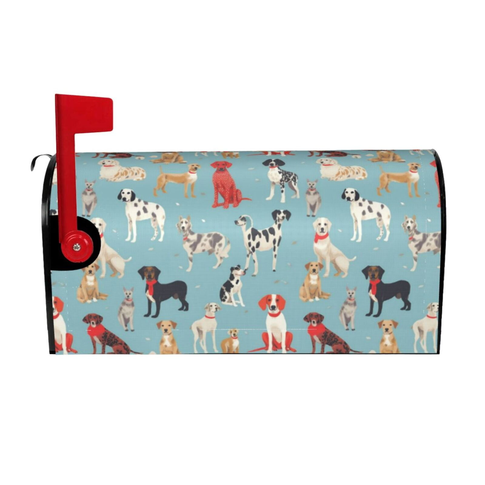 Mailbox Covers Animal Dog Waterproof mail Box Covers, Magnetic Standard ...