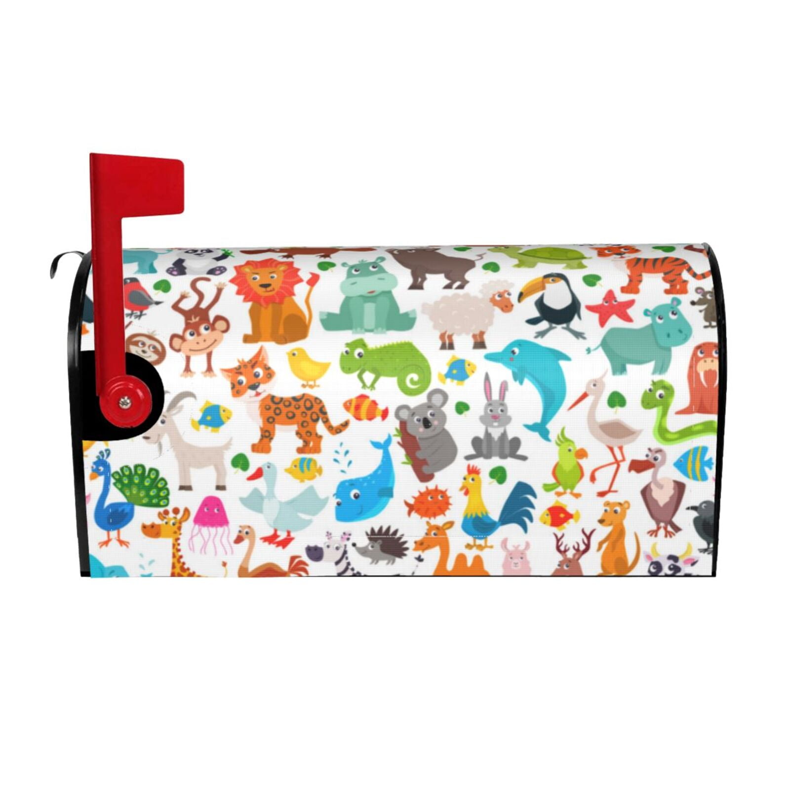 Mailbox Covers, Animals Welcome Mailbox Cover Magnetic Extra Large Size ...
