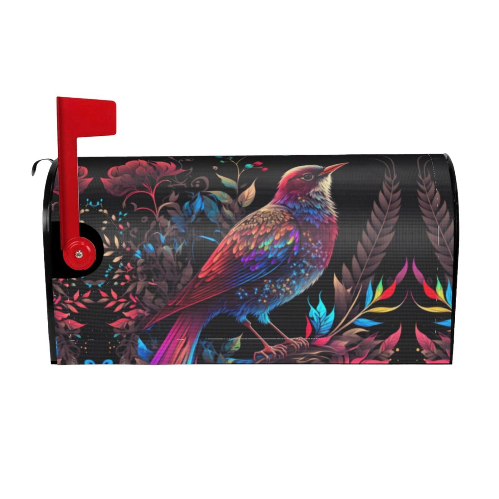 Mailbox Covers Artistic Colorful Bird Waterproof mail Box Covers ...