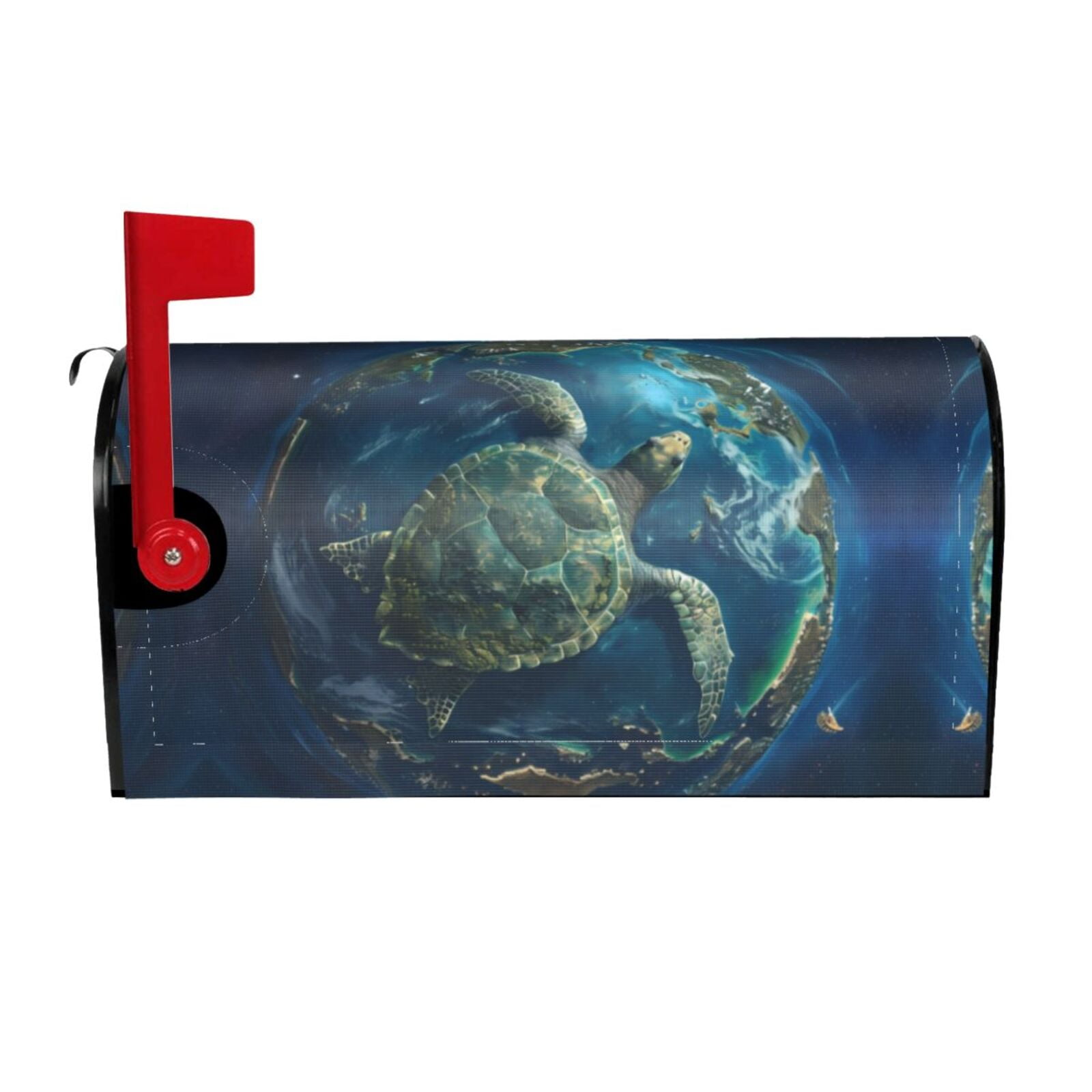 Mailbox Covers, Artistic Turtle Earth Welcome Cute Mailbox Cover ...