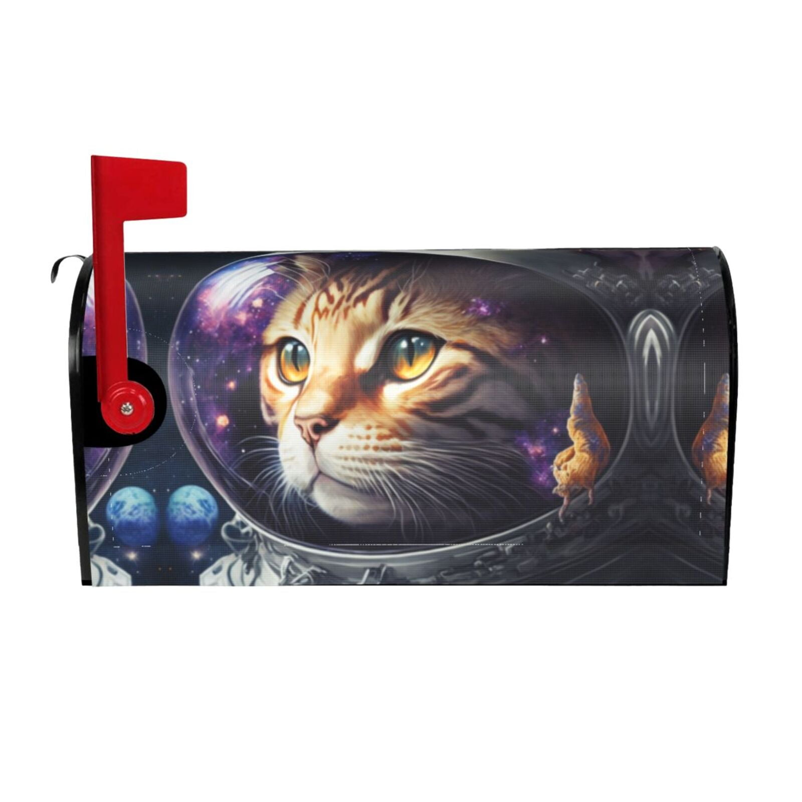 Mailbox Covers Astronaut Cat Waterproof mail Box Covers, Magnetic ...