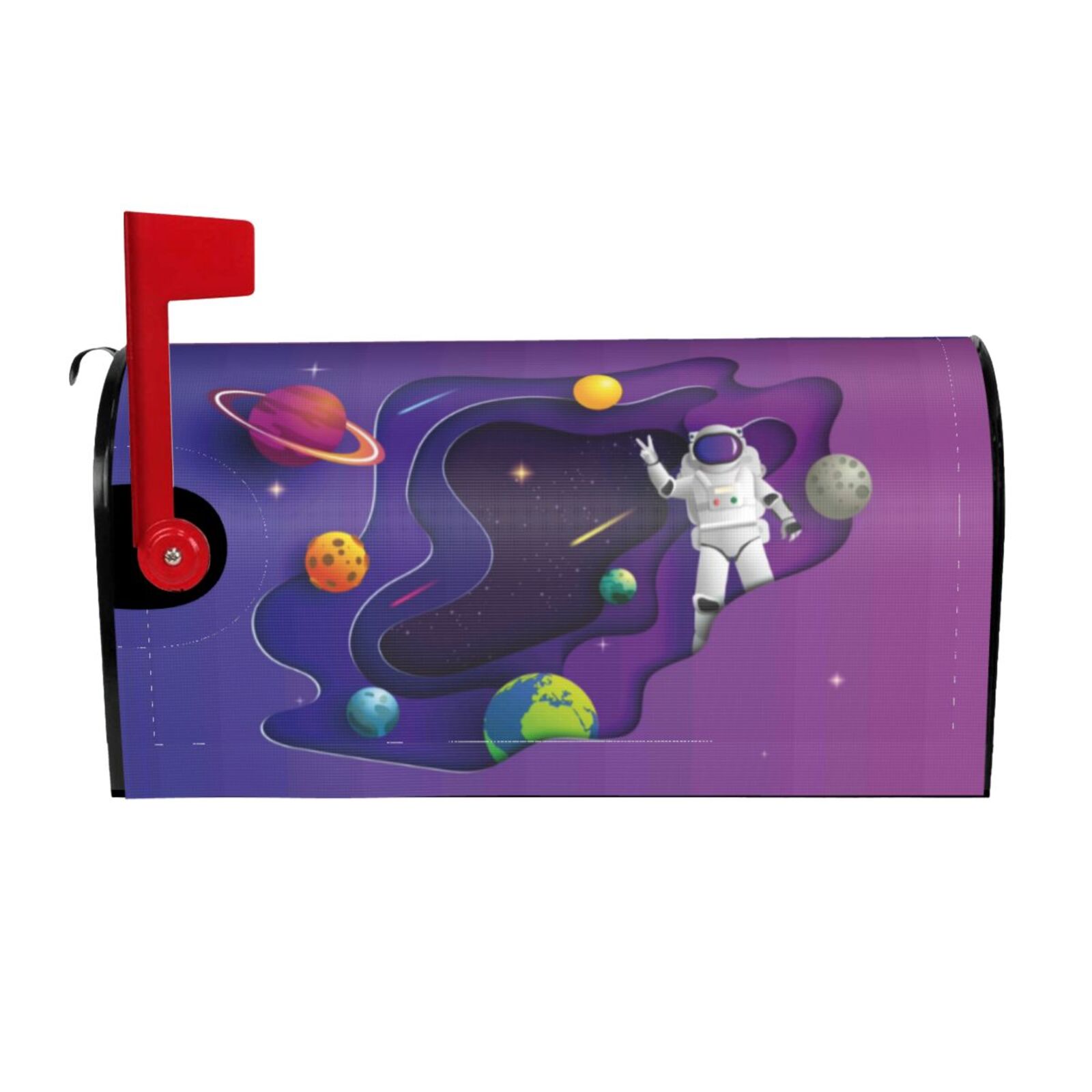 Mailbox Covers, Astronaut on Mission in Outer Space Welcome Cute ...