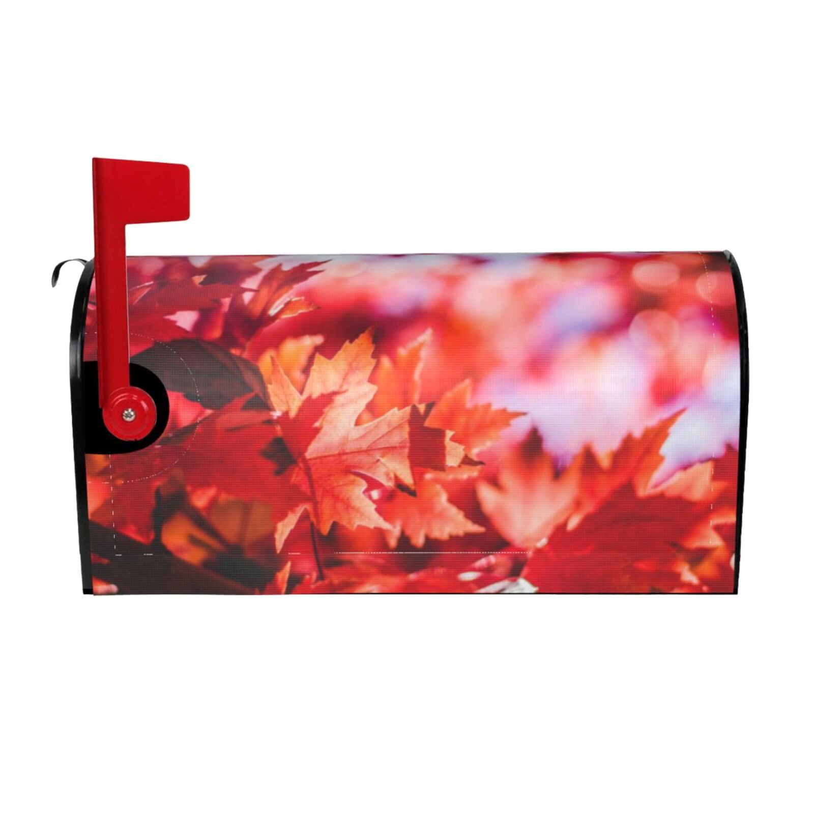Mailbox Covers Autumn Maple Leaves Waterproof mail Box Covers, Magnetic ...
