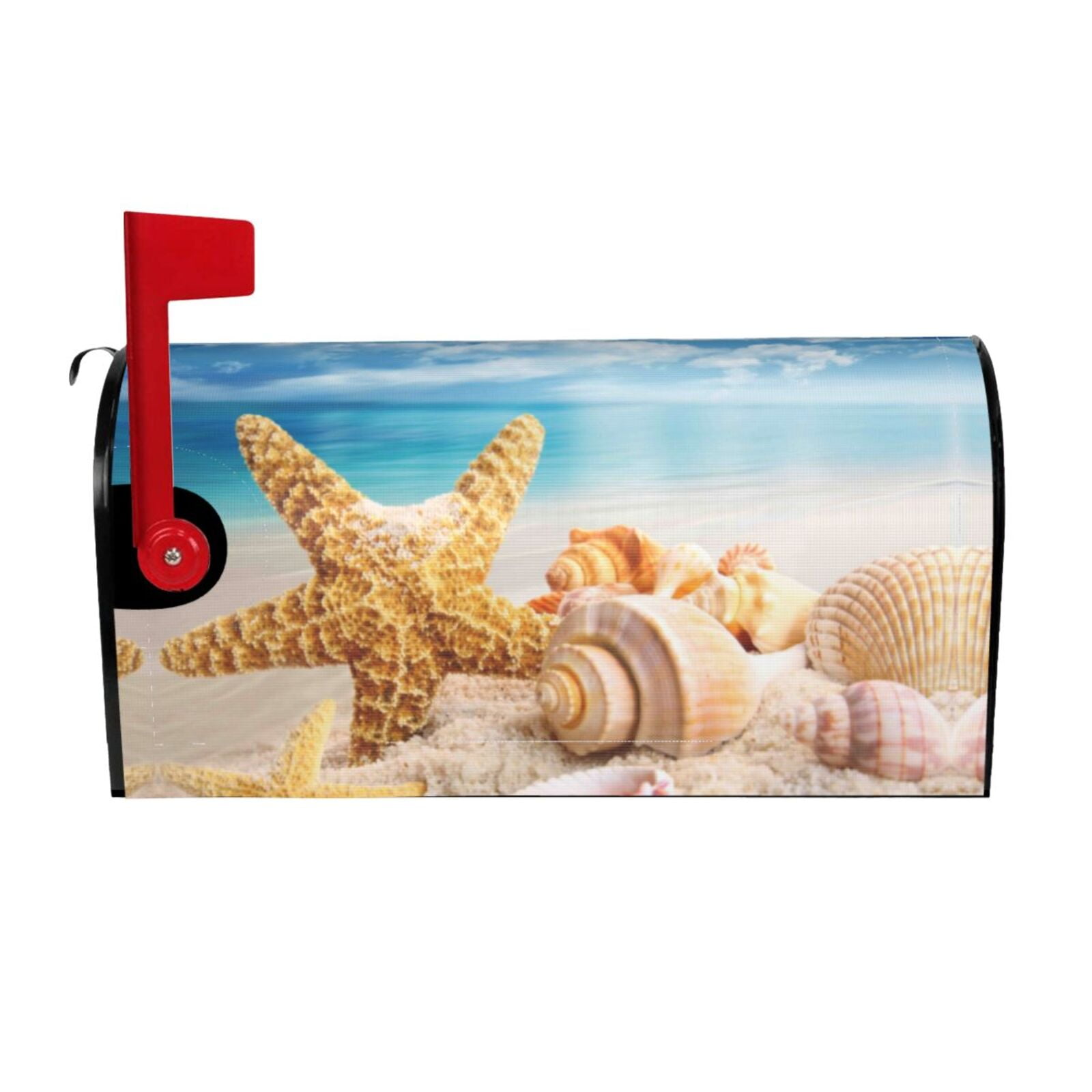 Mailbox Covers, Beach Starfish Shell Welcome Cute Mailbox Cover ...