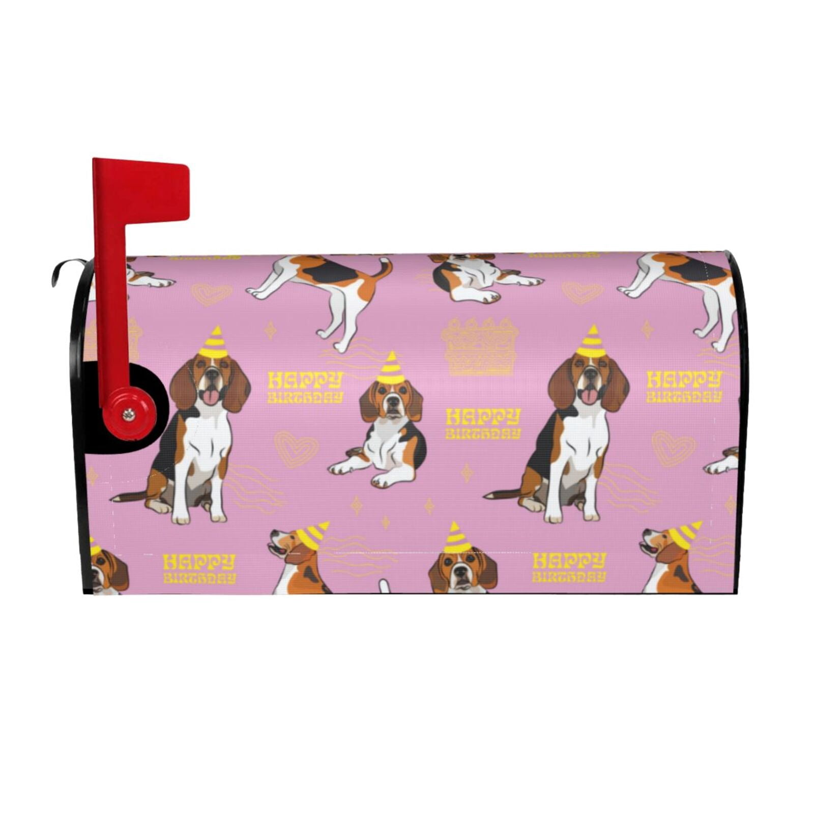 Mailbox Covers, Beagle Dog happy birthday Welcome Cute Mailbox Cover ...