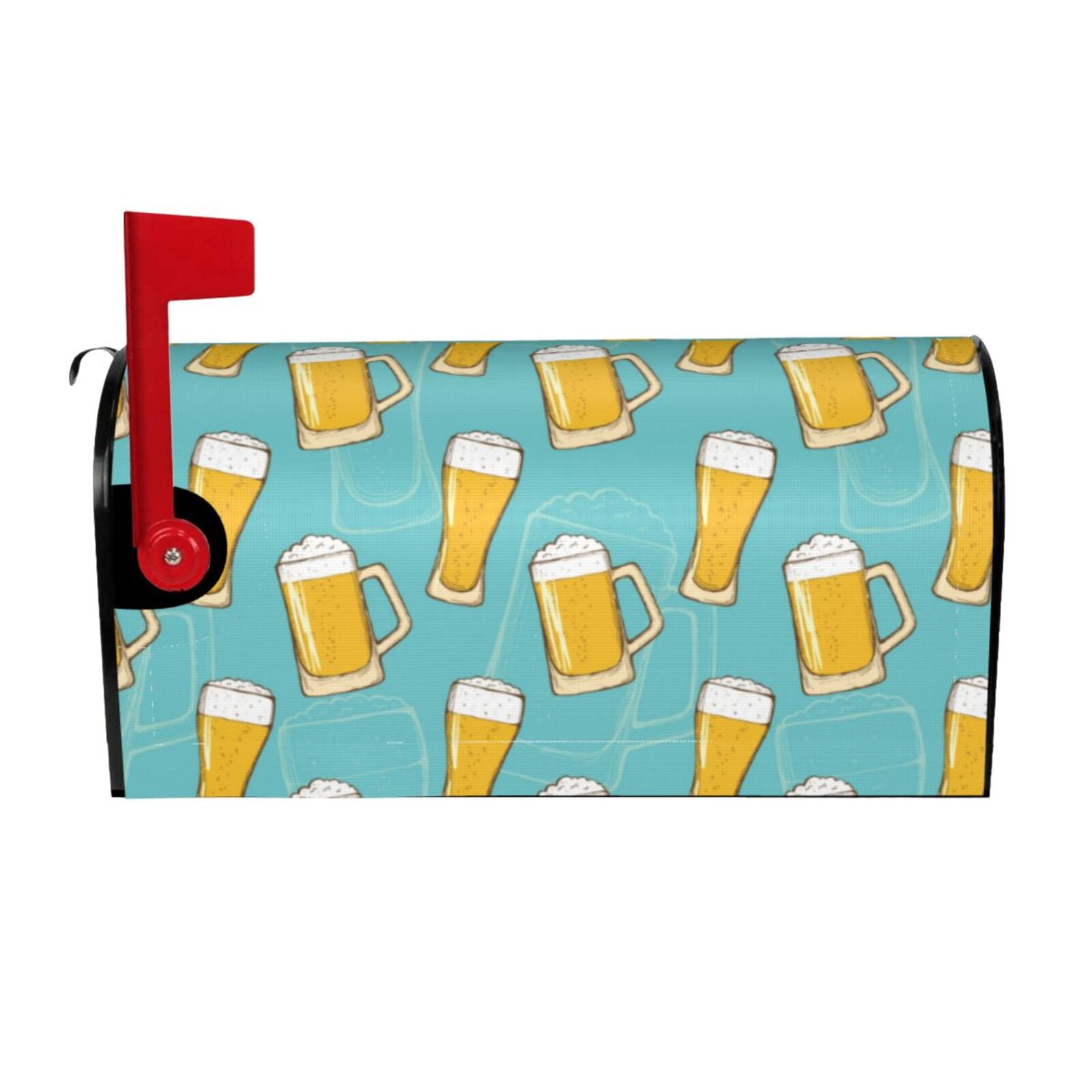 Mailbox Covers Beer print B Waterproof mail Box Covers, Magnetic ...