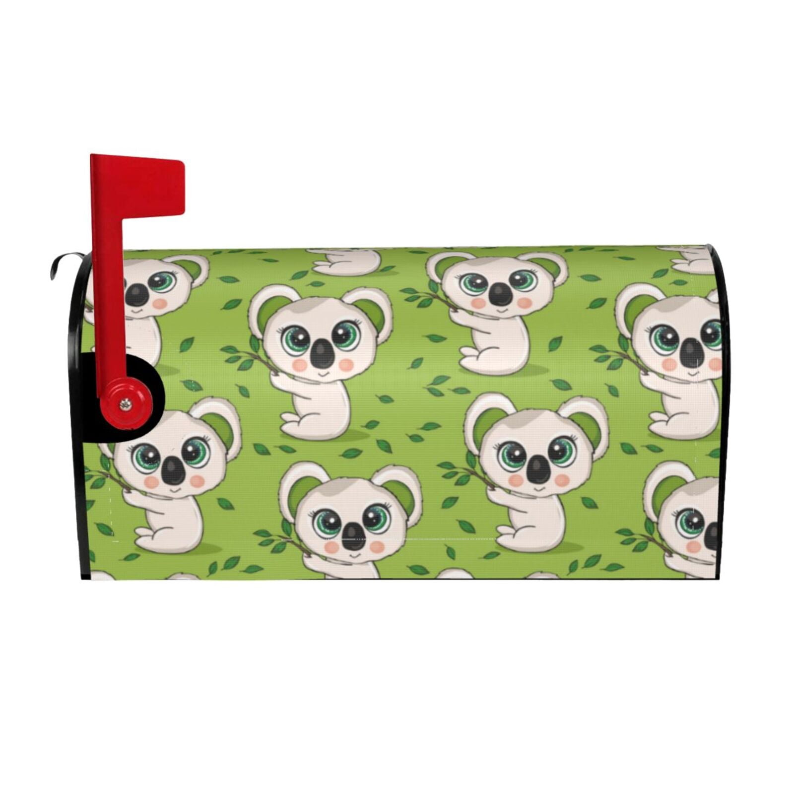 Mailbox Covers, Big Eyes Koala Green Welcome Cute Mailbox Cover ...