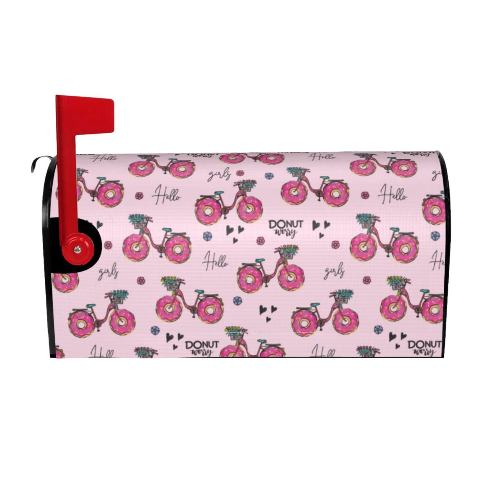 Mailbox Covers, Bike with Donut Wheels Welcome Cute Mailbox Cover ...